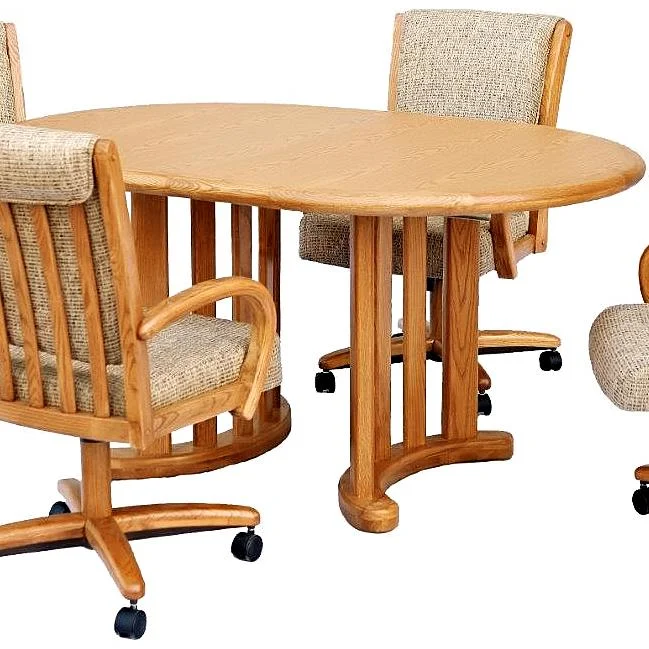Chromcraft Custom Dining CD77M+717NM Oval Dining Table | Broadway ...