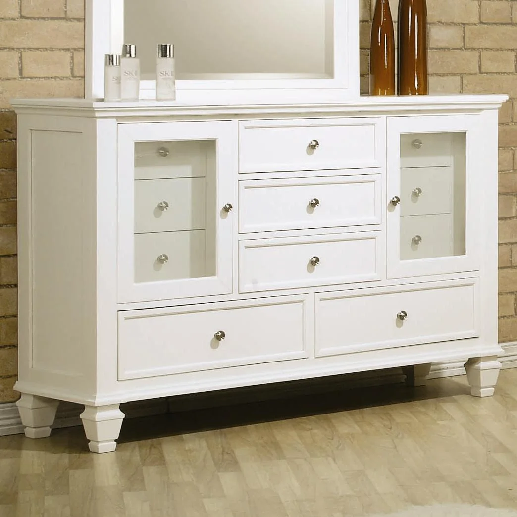 Coaster Sandy Beach 201303 Dresser with 11 Drawers | A1 Furniture ...