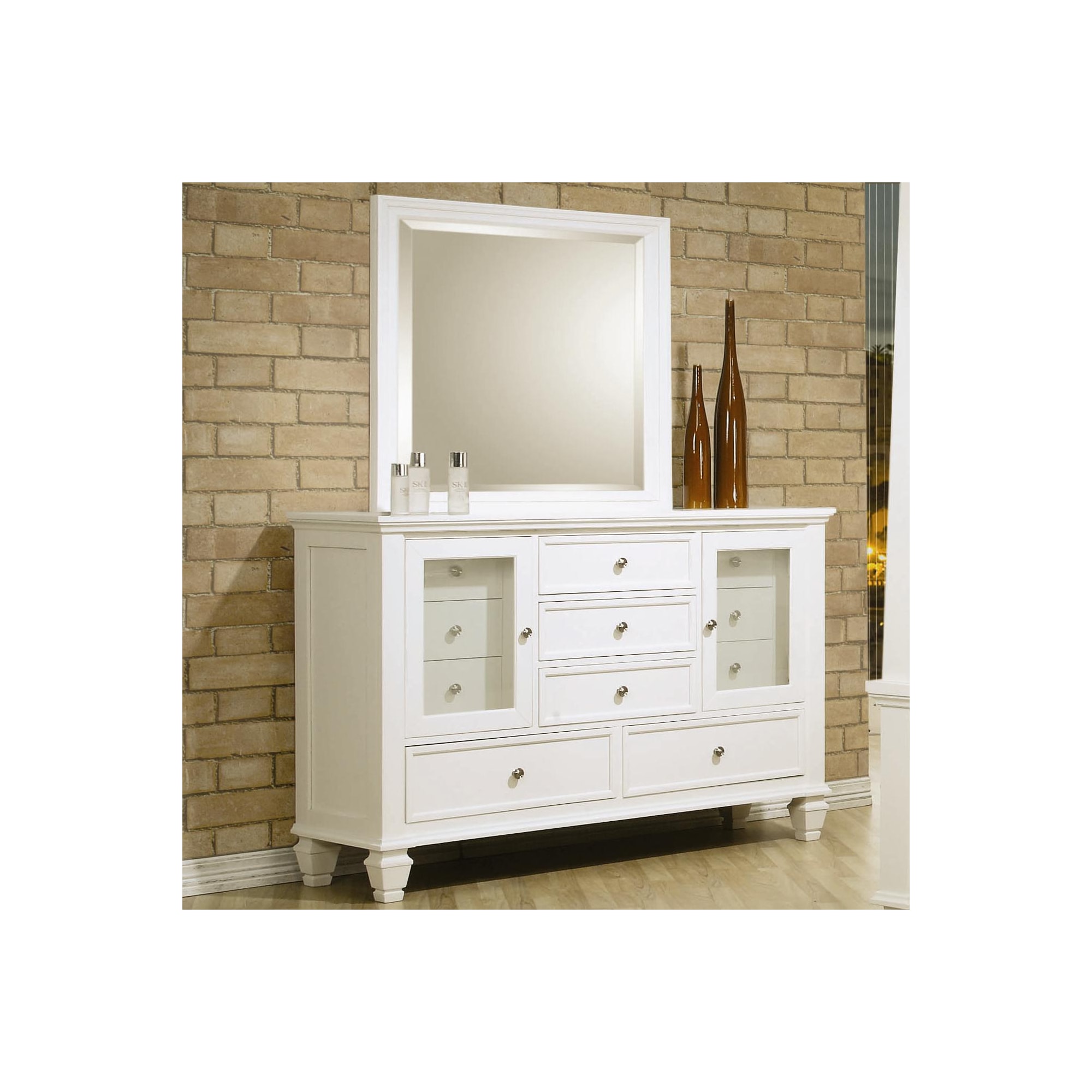 Coaster Sandy Beach 201303 Dresser with 11 Drawers | A1 Furniture ...