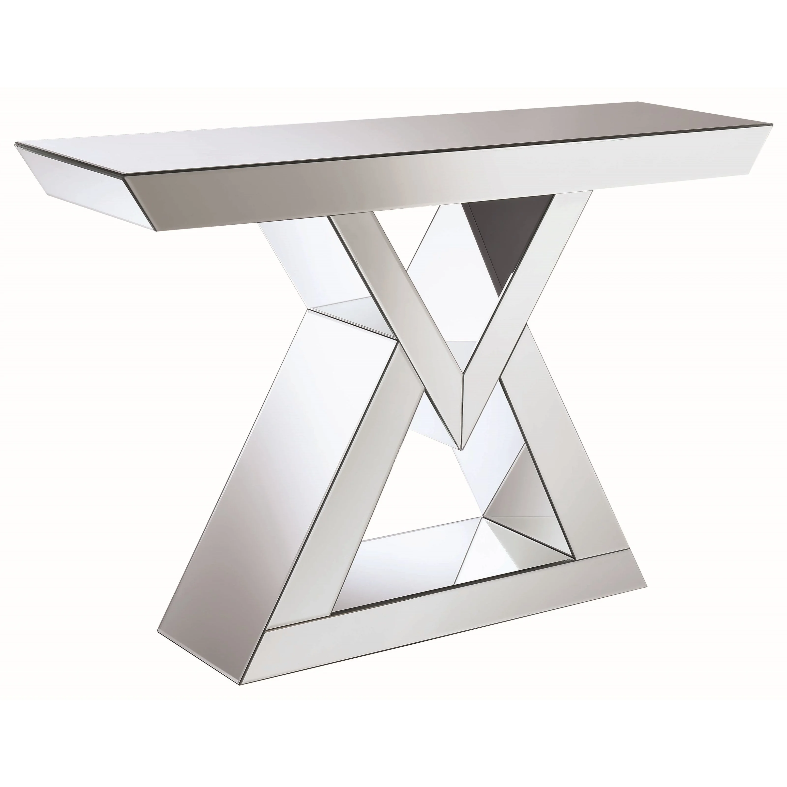 Coaster Accent Tables 930009 Contemporary Console Table with Triangle ...