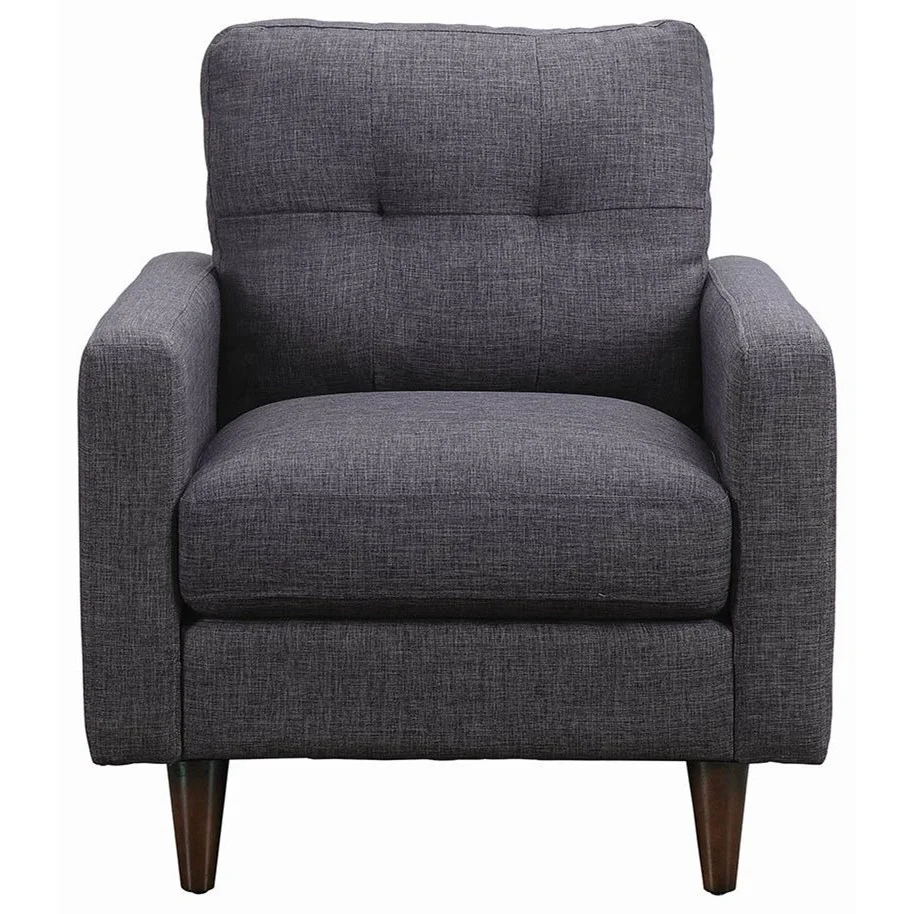 Coaster Watsonville 552003 Mid Century Modern Chair with Button Tufting ...