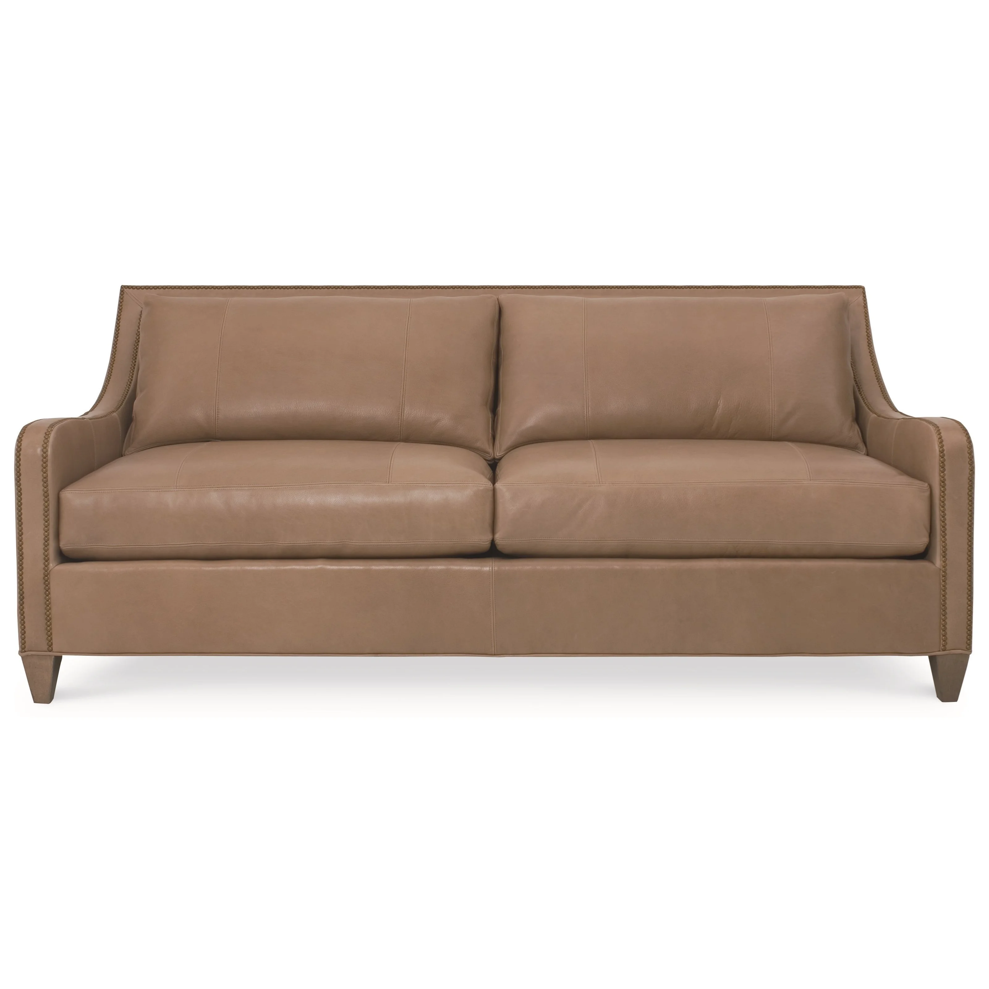 C.R. Laine Ramsey L5190 Transitional Two Seat Sofa with Nailheads ...