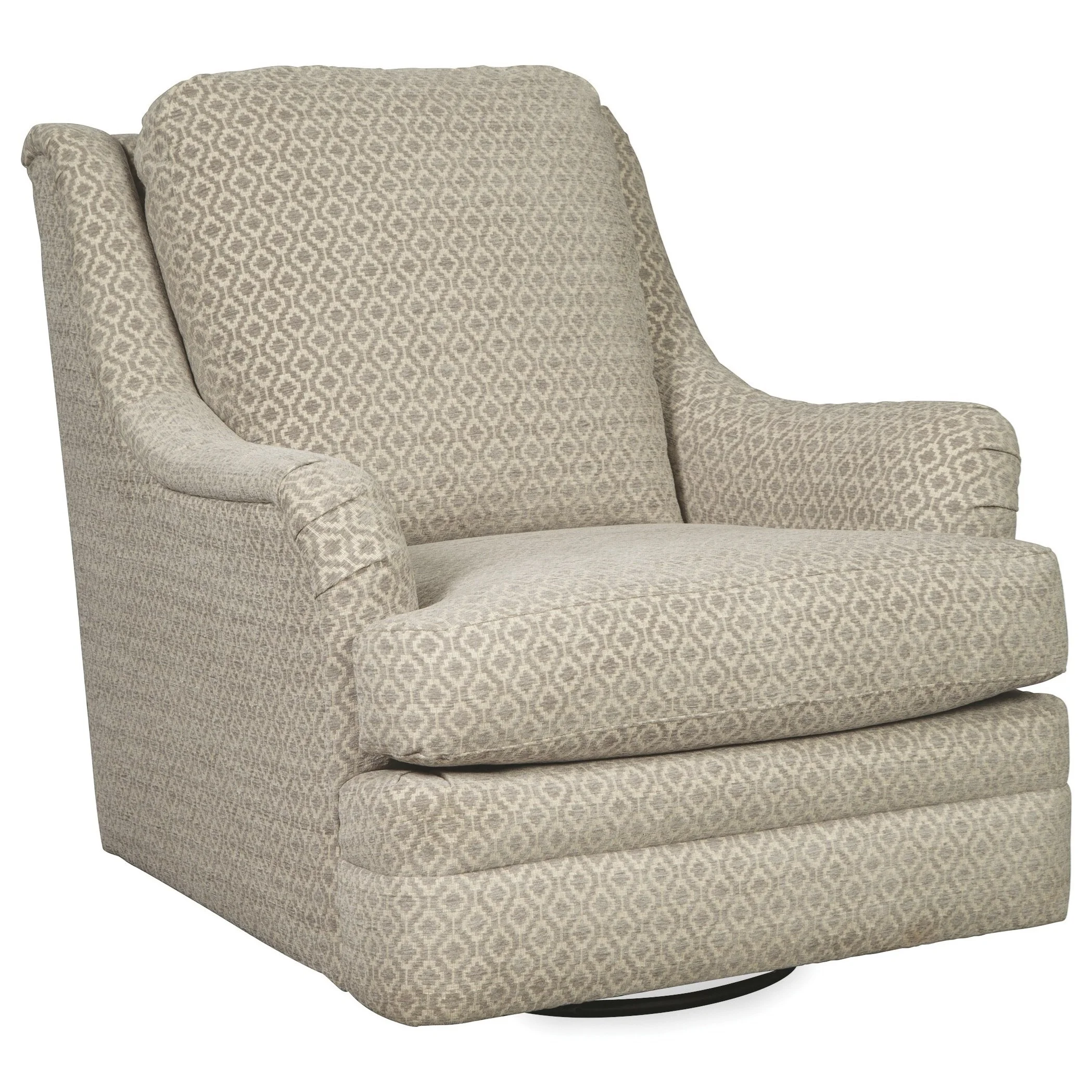 Craftmaster 084410SG Transitional Swivel Glider Chair with English Arms ...
