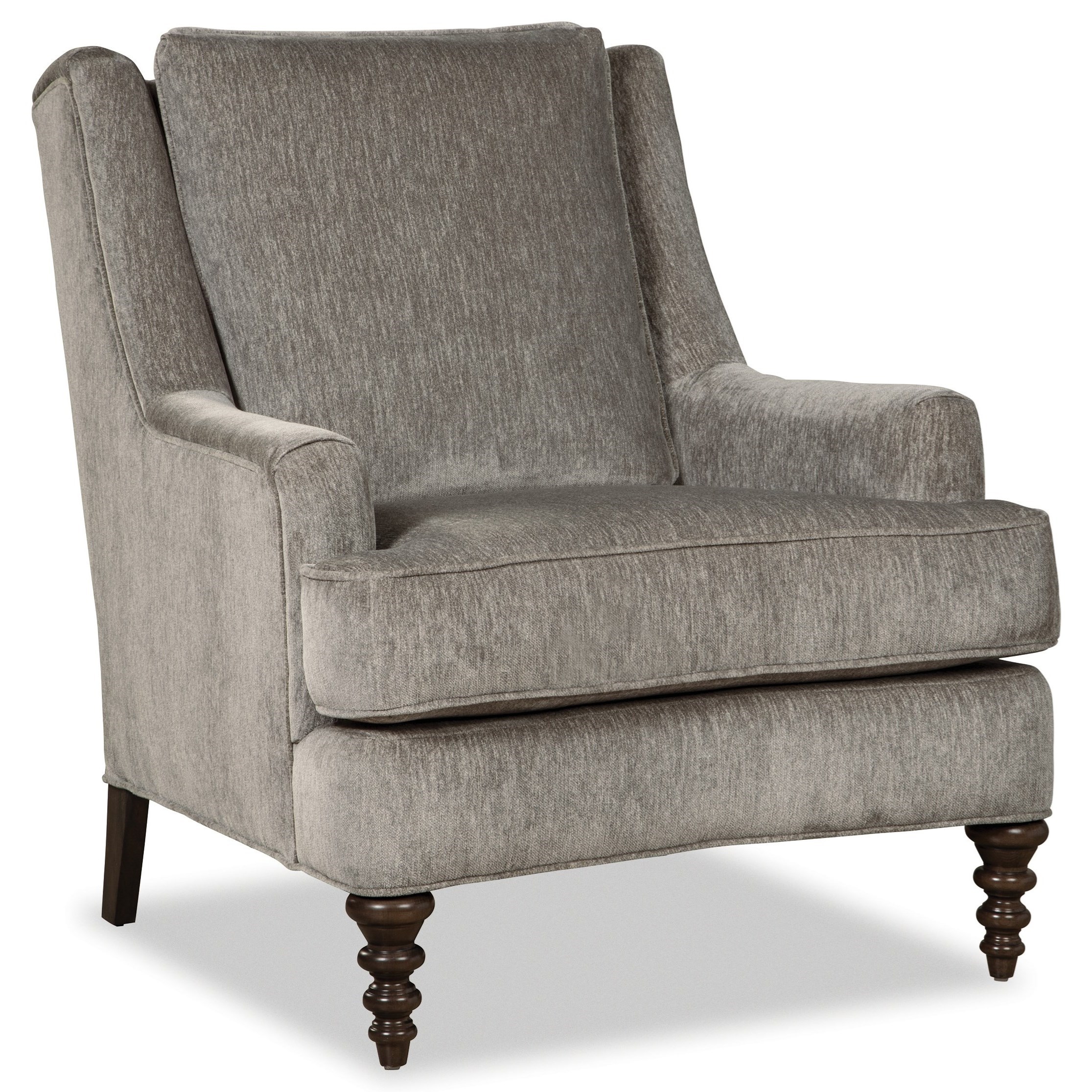 Craftmaster 090410 904100838 Transitional Accent Chair with Turned Wood ...
