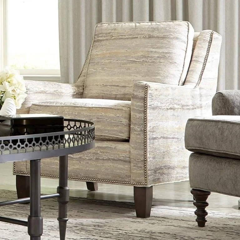 Craftmaster 090510 Transitional Accent Chair with Nail-Head Trim ...