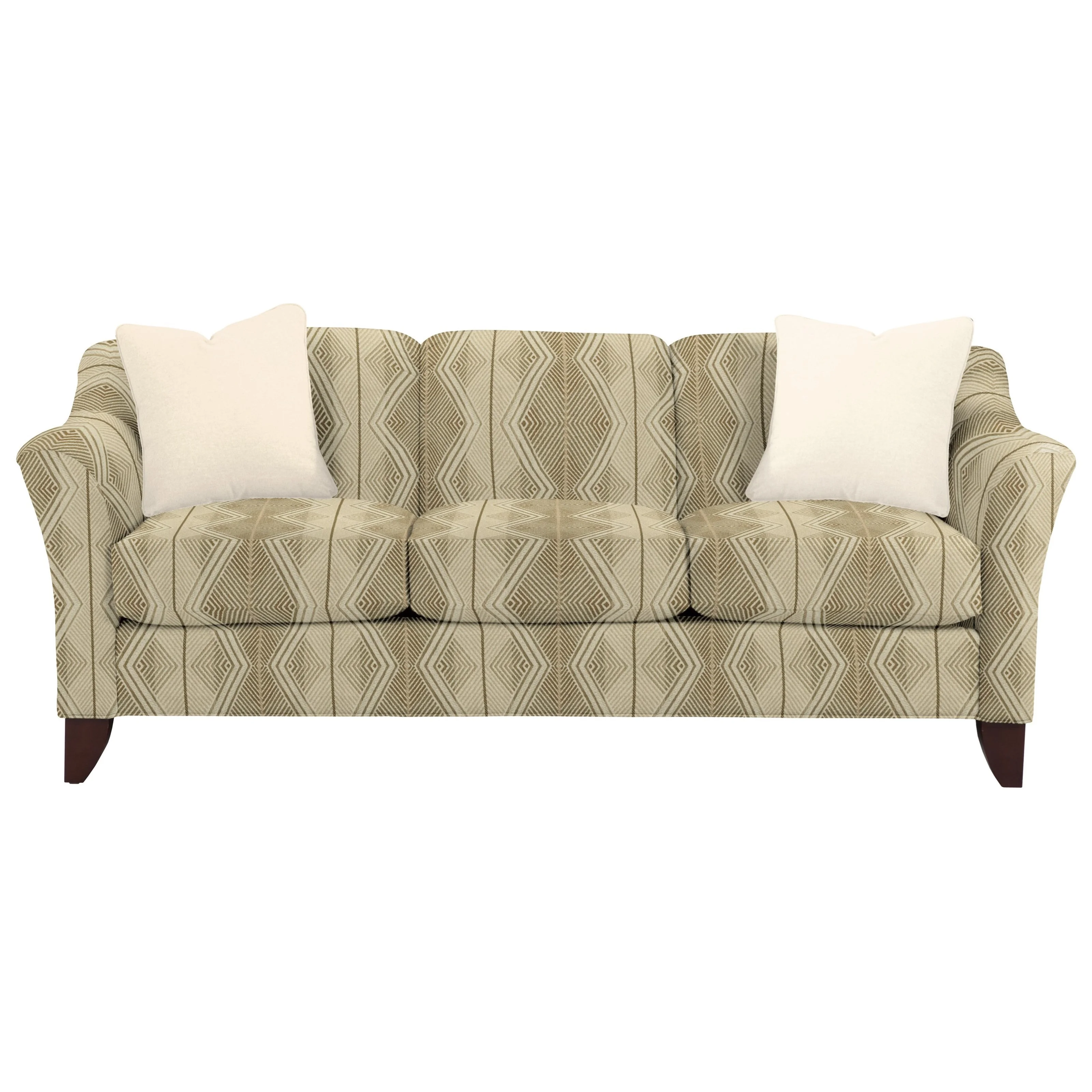 Craftmaster 784450Cs 784450 Stationary Sofa with Flared Arms | Belfort ...