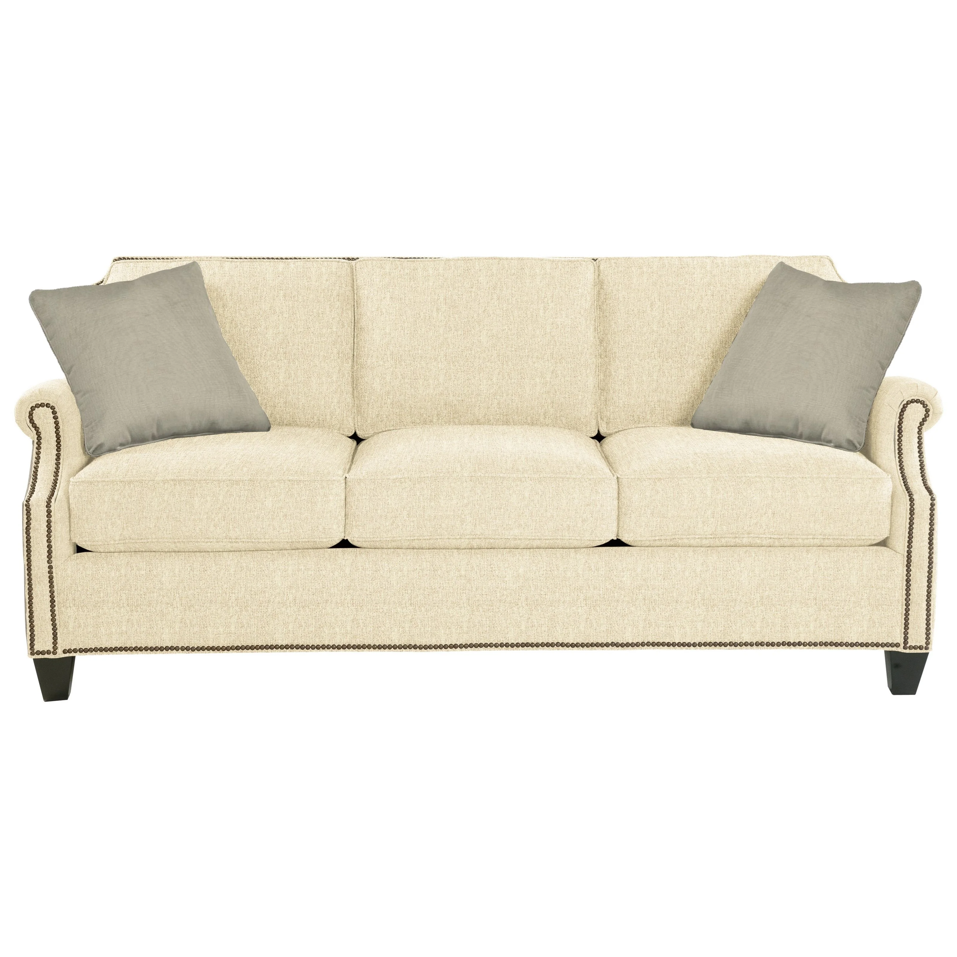 Craftmaster Reed 938350 Transitional Sofa with Clipped Corner Shape and ...