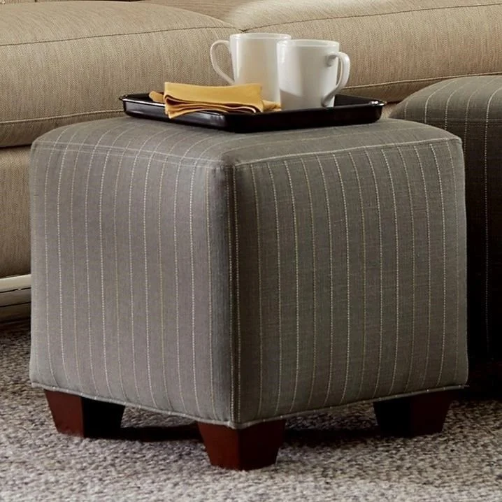 Craftmaster 0988 098800 CLEO-41 Contemporary Accent Ottoman with Block ...