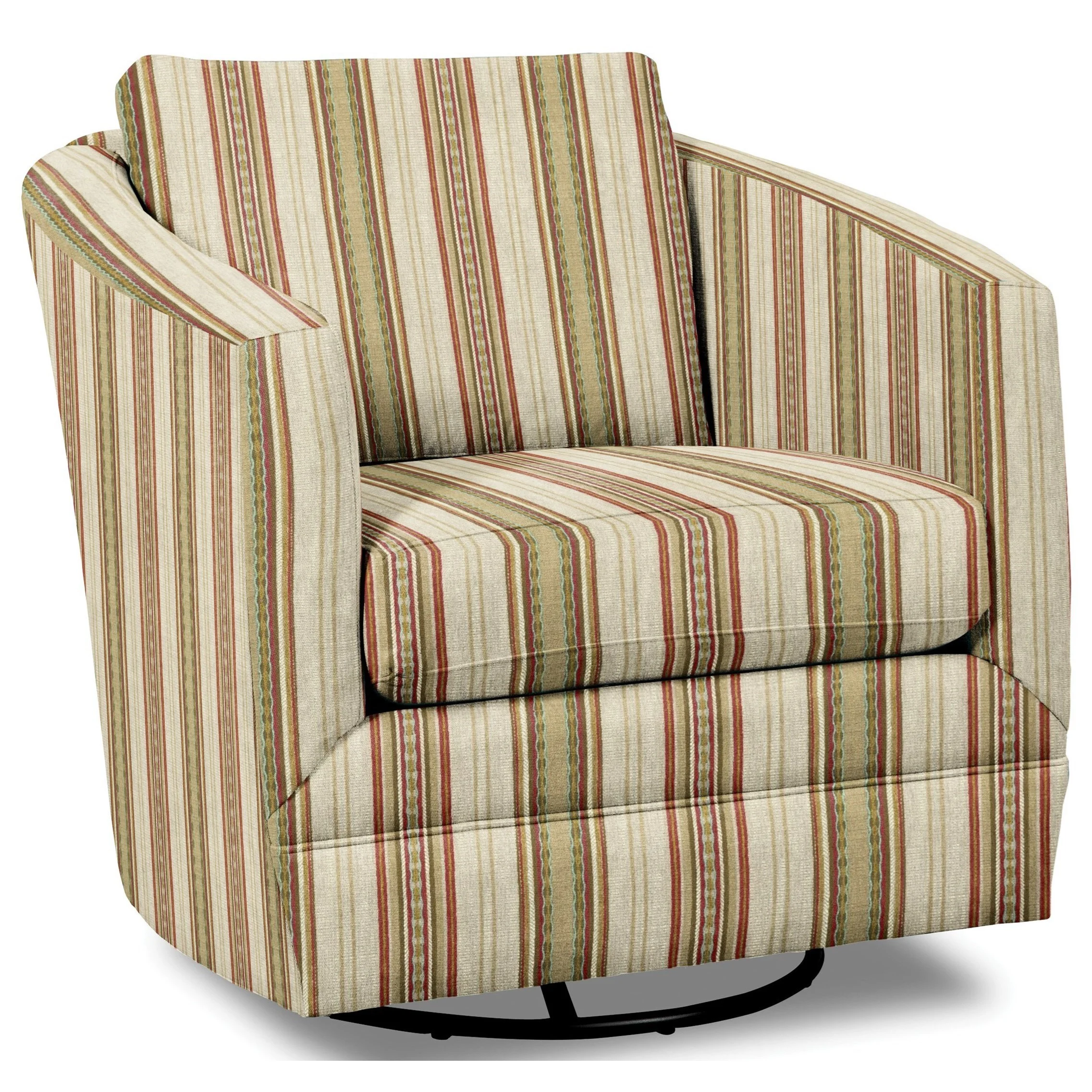 Craftmaster 063610SG-063710SC 063710SC FORZANDO-26 Swivel Barrel Chair ...