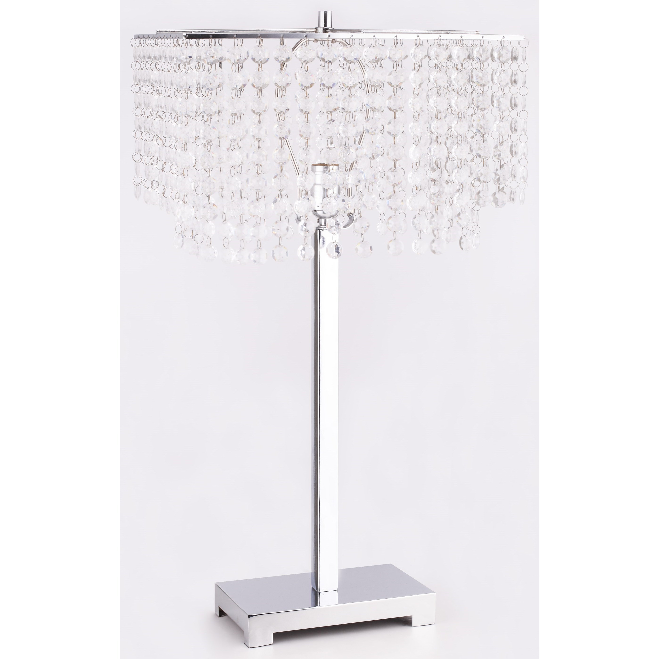 Crown Mark Lamps 6215T-SV-1 Glam Jewel Table Lamp | Rooms for Less ...