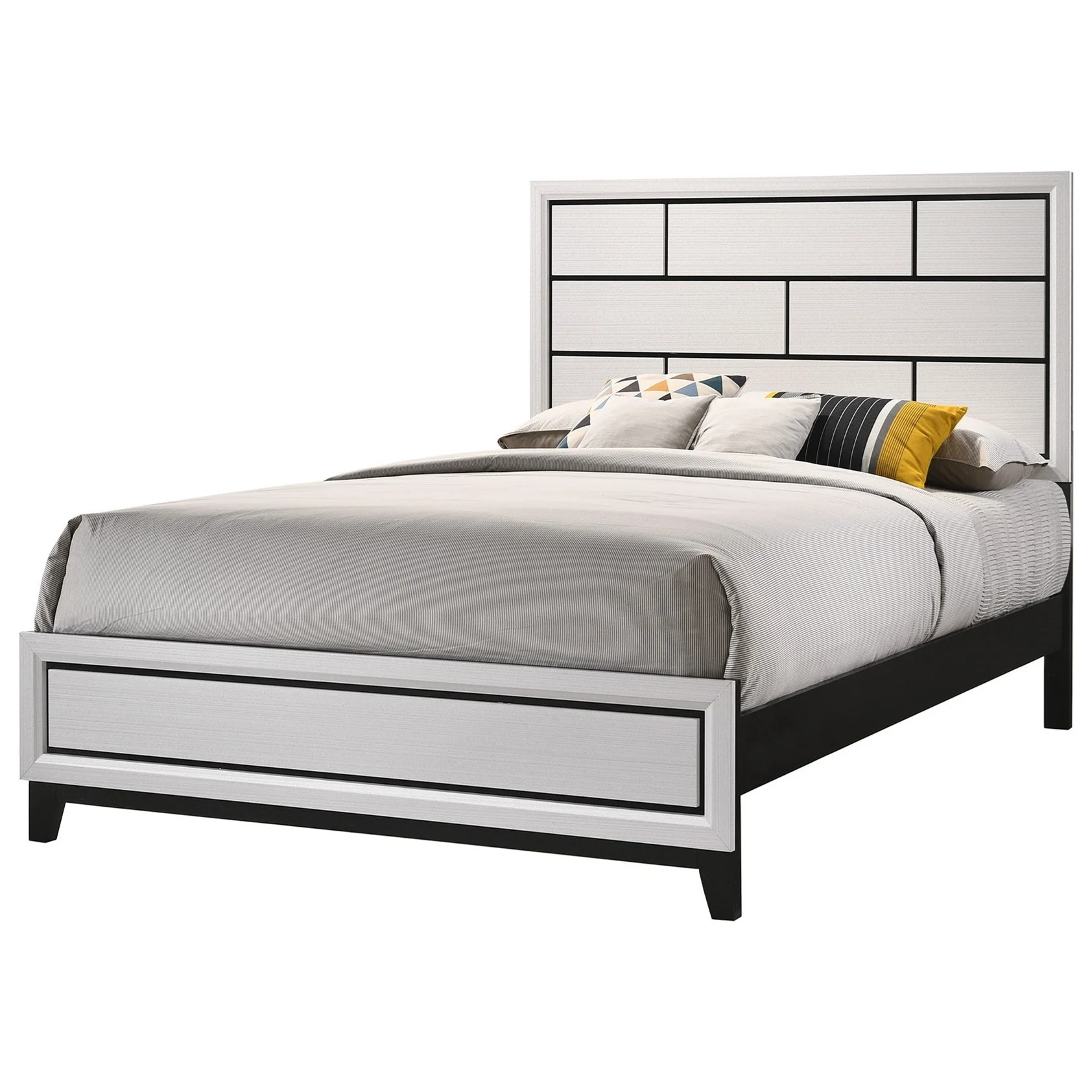 CM Akerson B4610-T-HBFB+FT-RAIL Contemporary Twin Bed | Del Sol ...