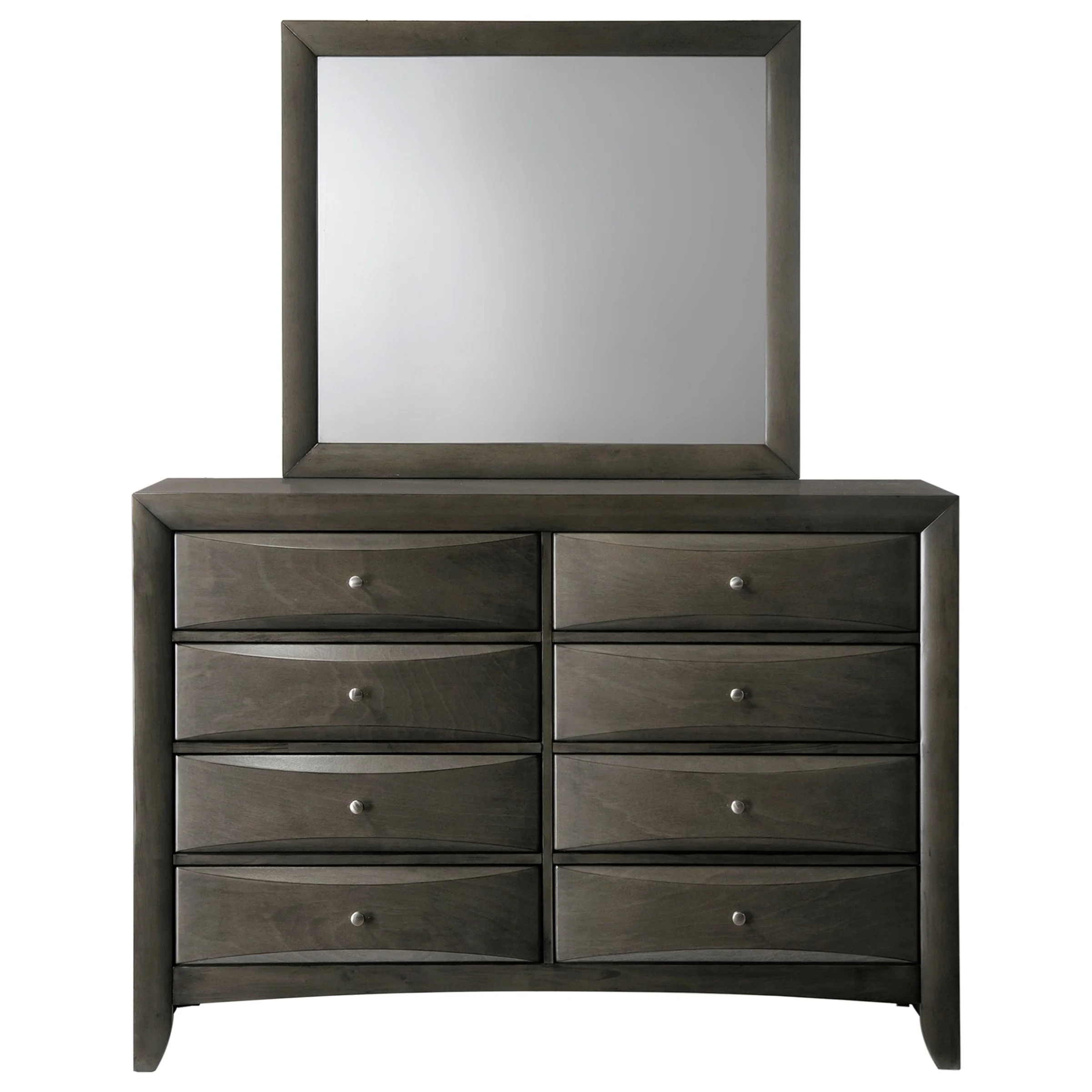 Crown Mark Emily B4270-11x1+B4270-1x1 Contemporary 8 Drawer Dresser ...
