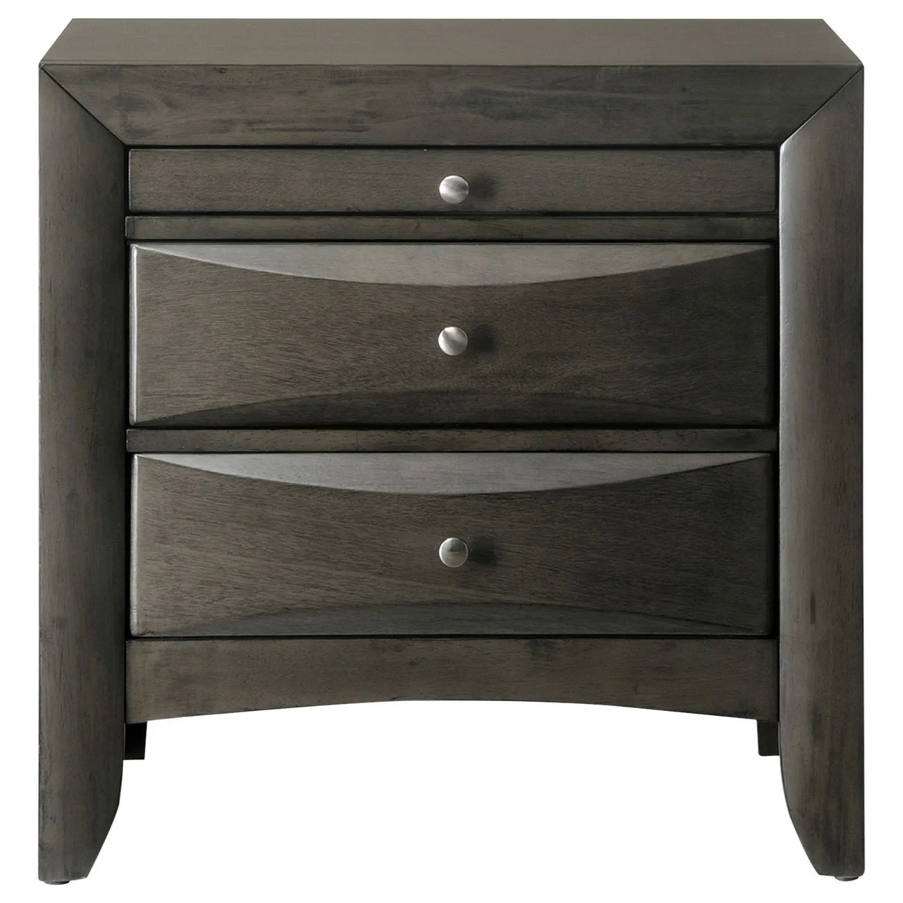 Crown Mark Emily B4270-2 Contemporary 2 Drawer Nightstand | Royal ...