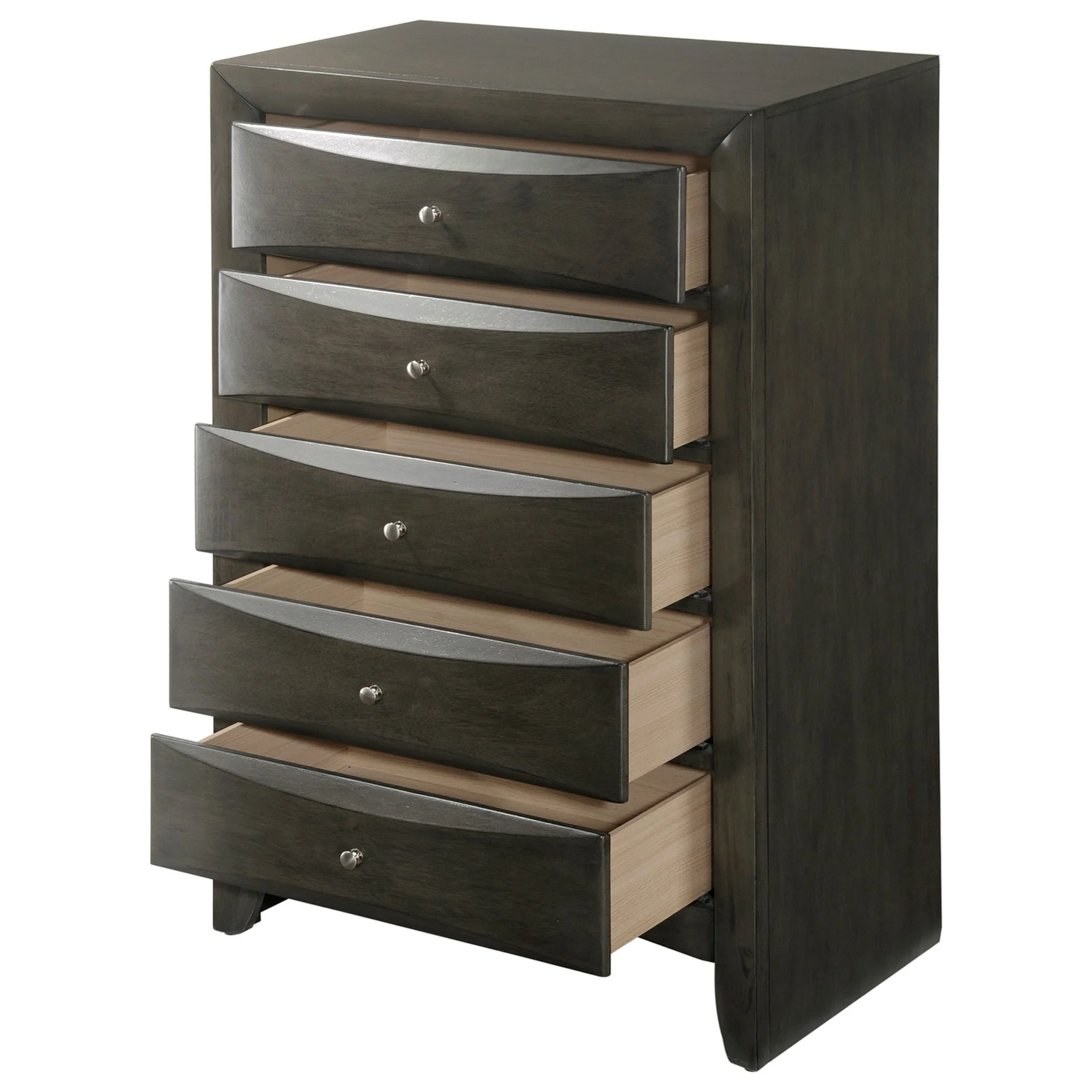 Crown Mark Emily B4270-4 Contemporary Chest with 5 Drawers | Royal ...
