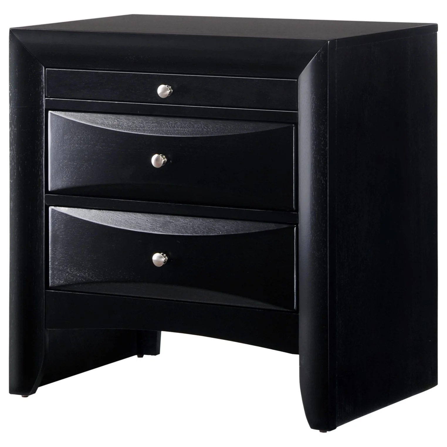 Crown Mark Emily B4280-2 Contemporary 2 Drawer Nightstand | Royal ...