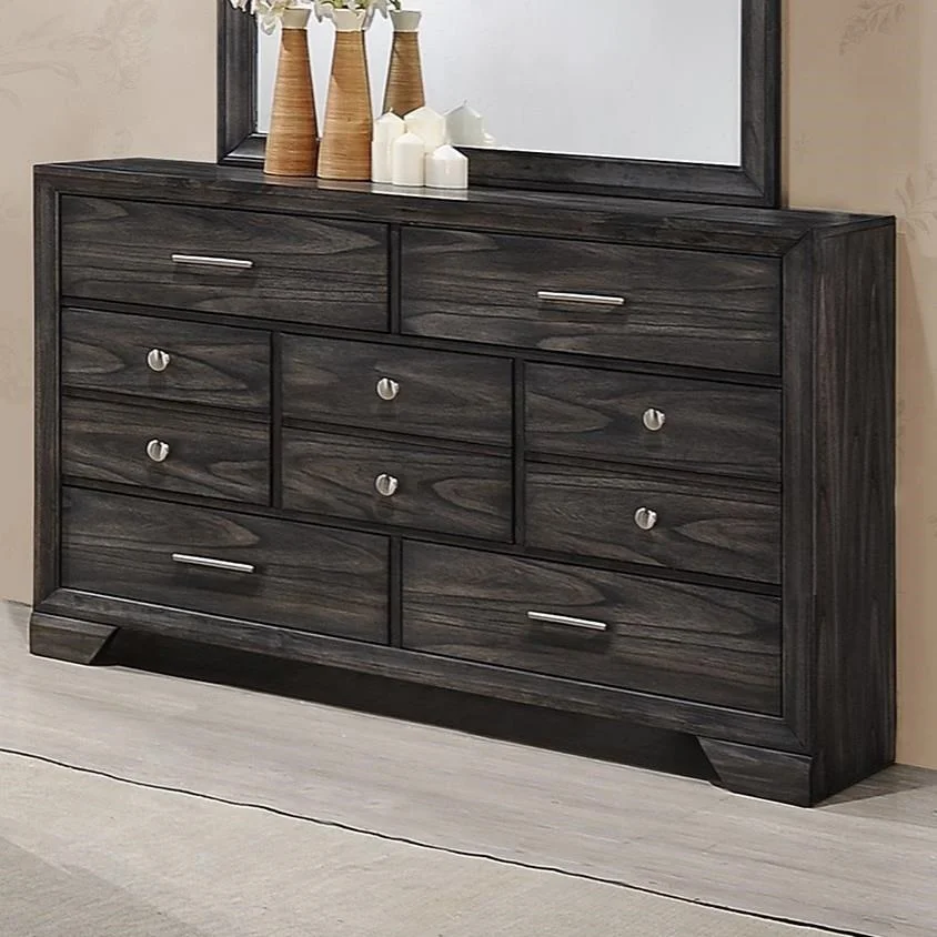 Crown Mark Jaymes B6580-1 Transitional 7-Drawer Dresser | Royal ...