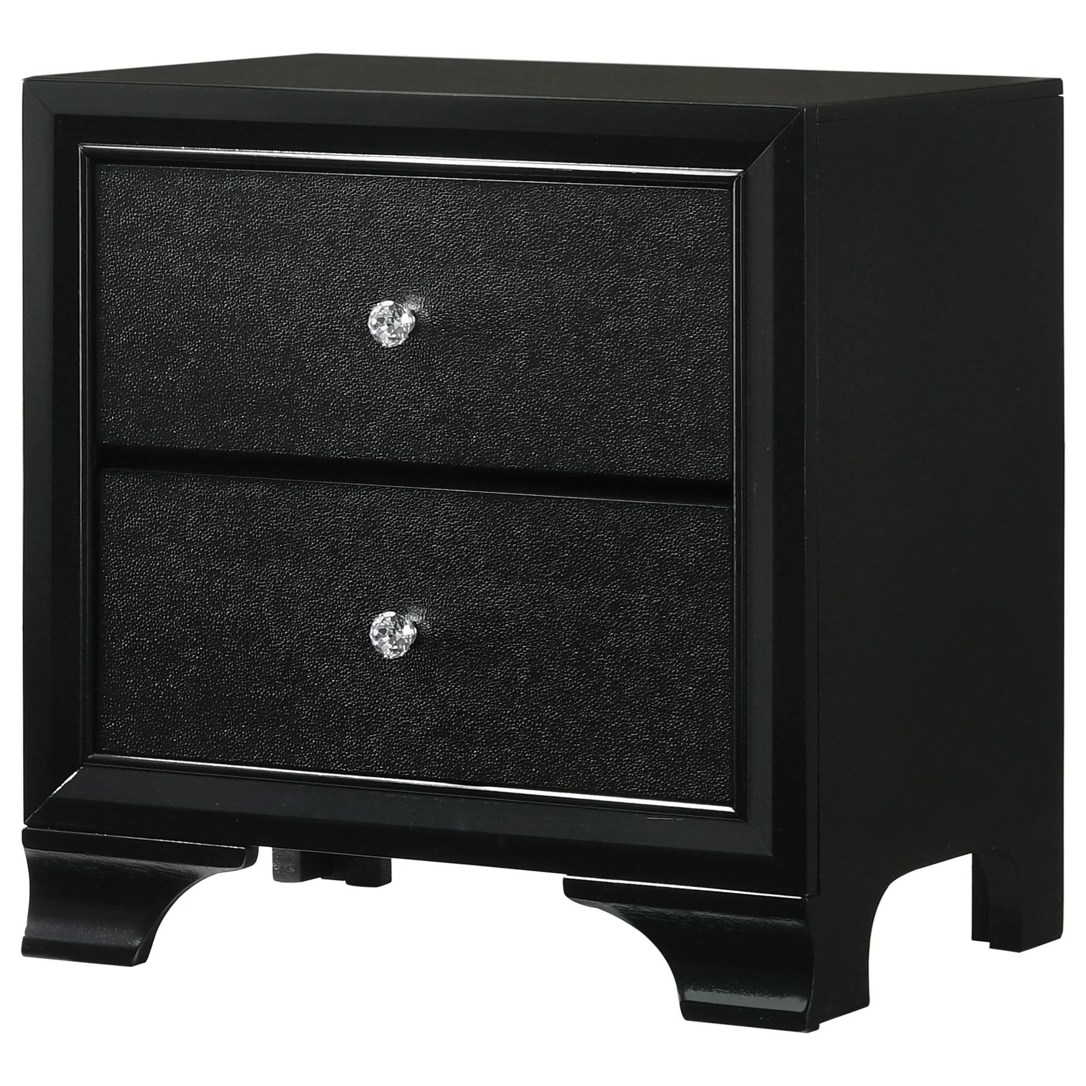 Crown Mark Micah B4350-2 Glam 2-Drawer Nightstand | Butterworth's ...