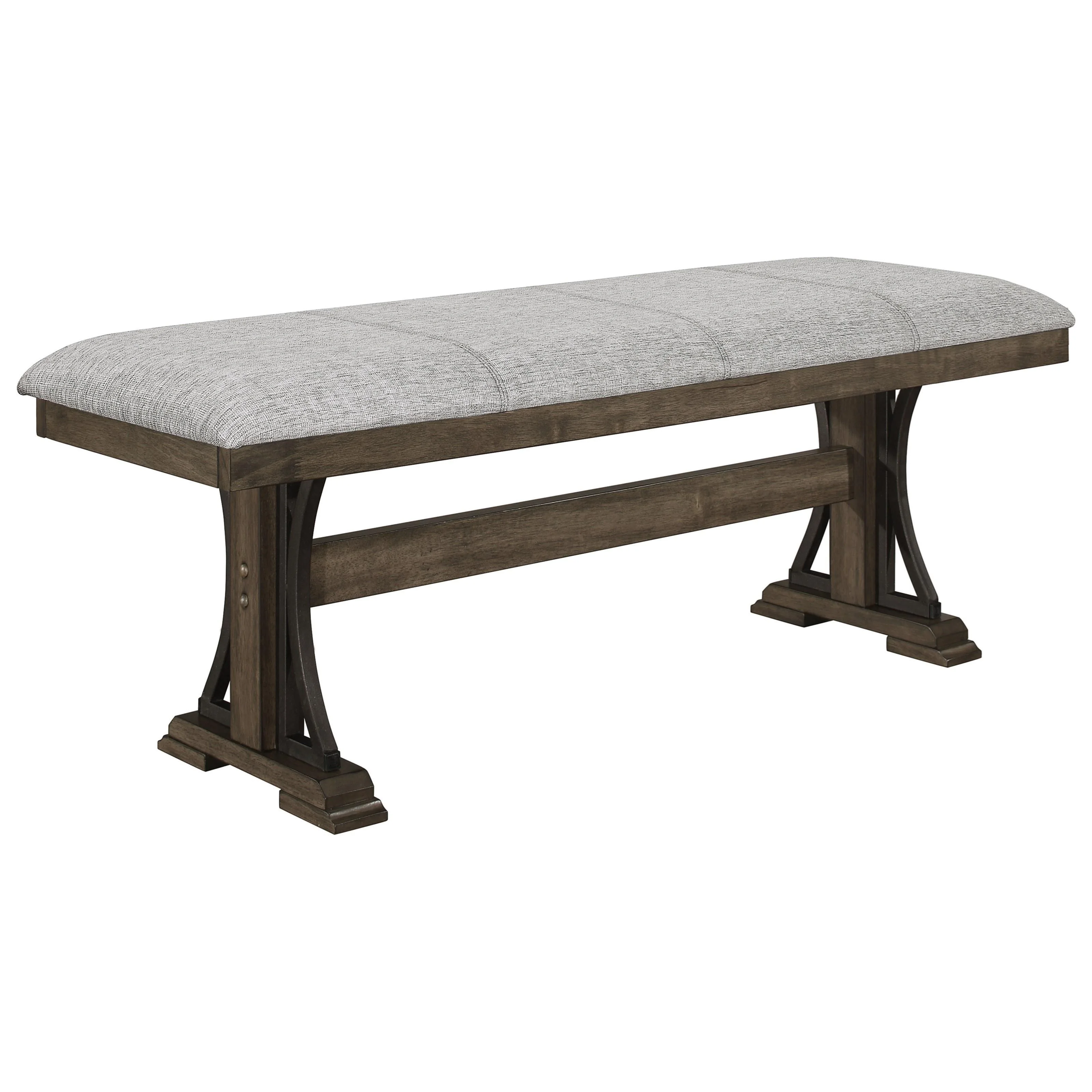 Belfort Essentials Quincy 482429278 Dining Bench with Upholstered Seat ...
