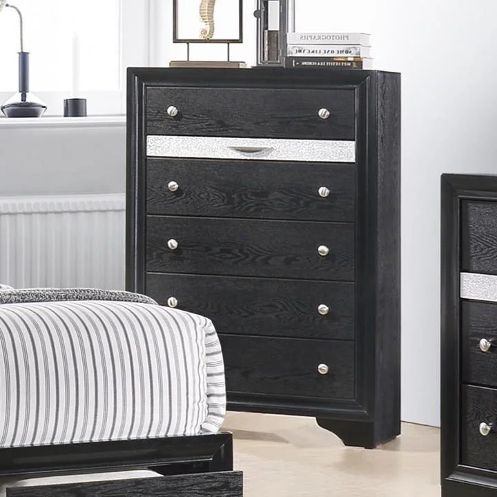 Crown Mark Regata B4670-4 Contemporary 6 Drawer Chest with Jewelry ...