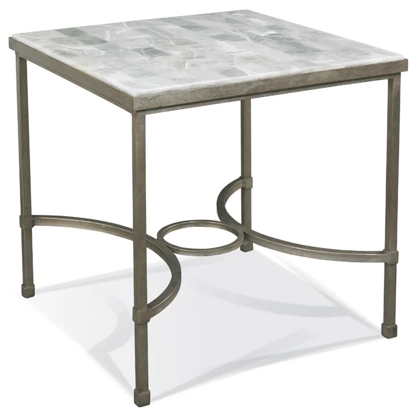 Sherrill Occasional Eclipse 638252697 End Table with Onyx Stone Top ...