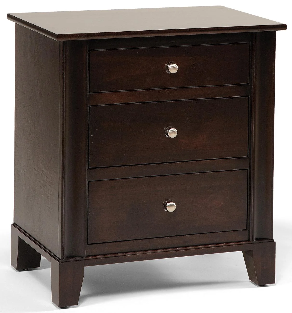 Daniels Amish Cosmopolitan 3-Drawer Nightstand | Sprintz Furniture ...