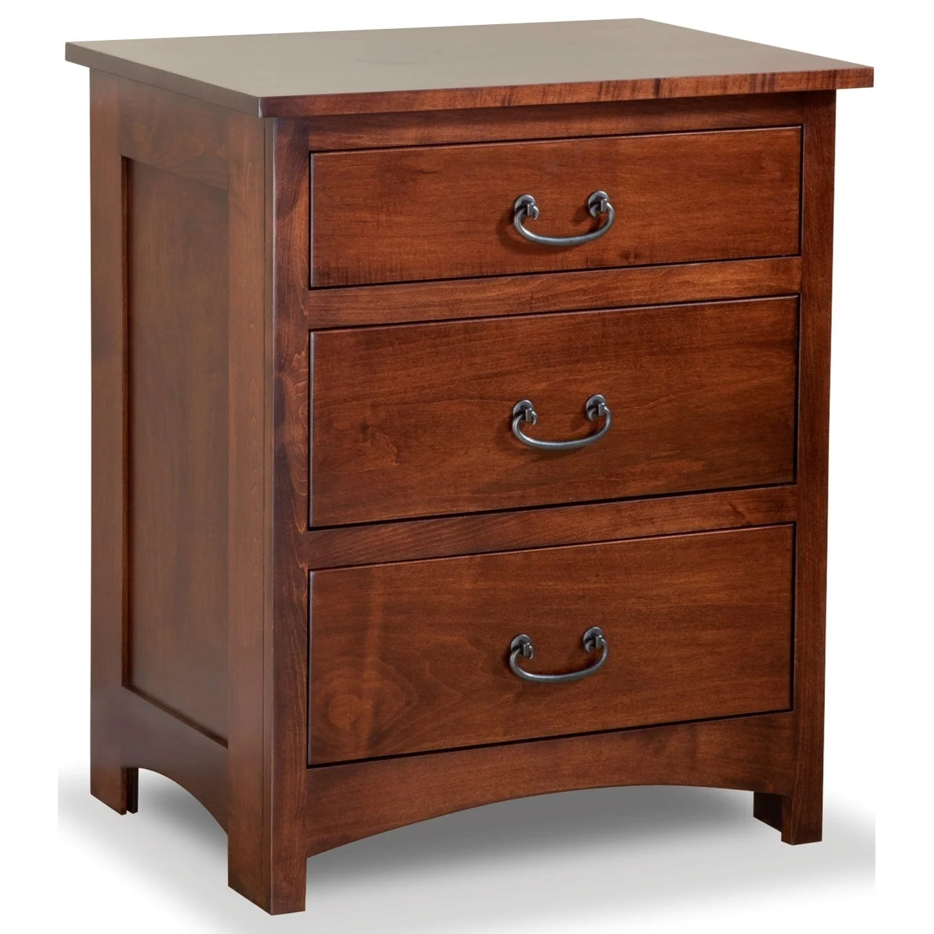 Daniel's Amish Treasure 37-3413 3-Drawer Solid Wood Nightstand ...