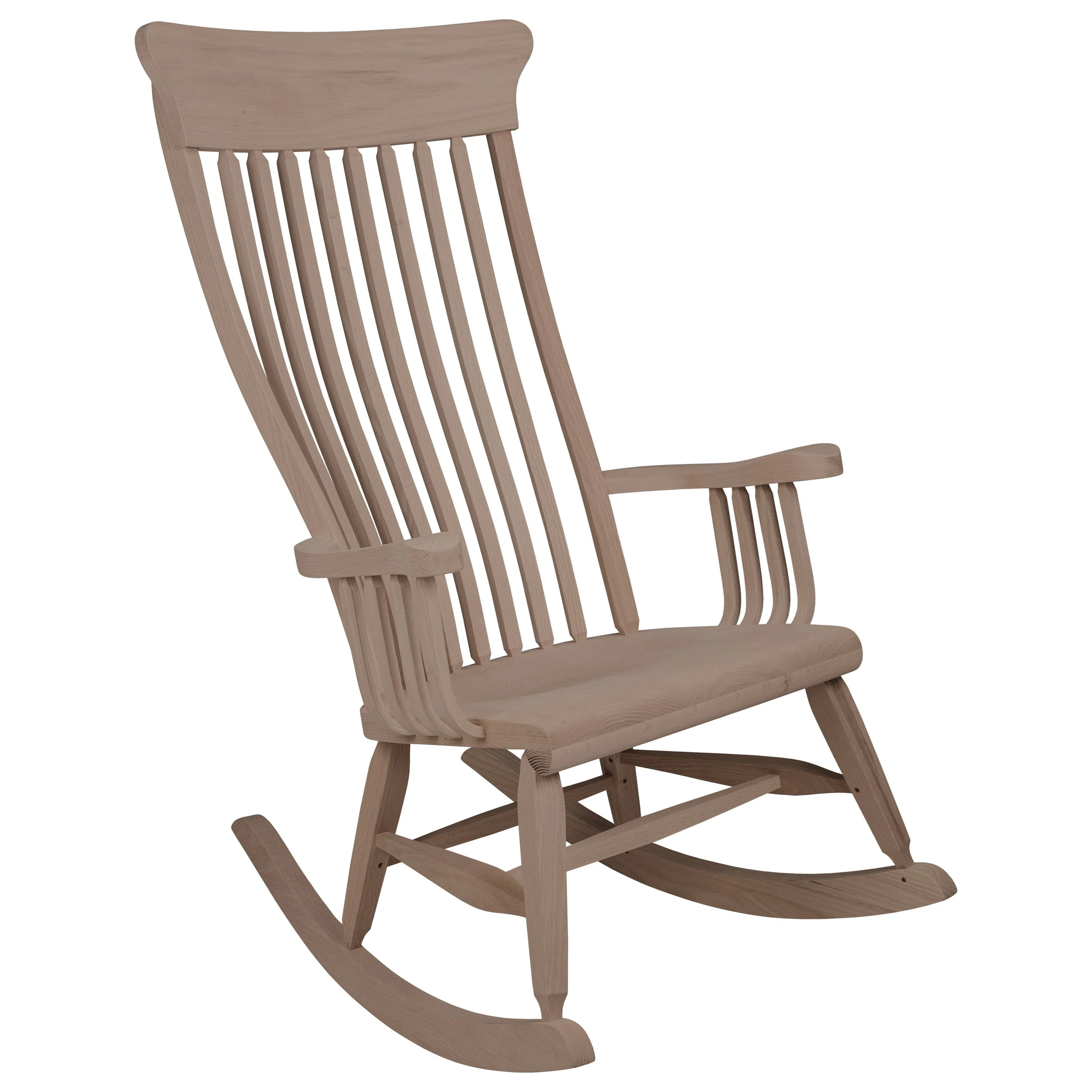 Daniel's Amish Daniel Rocker 10305284 Solid Wood Rocking Chair ...