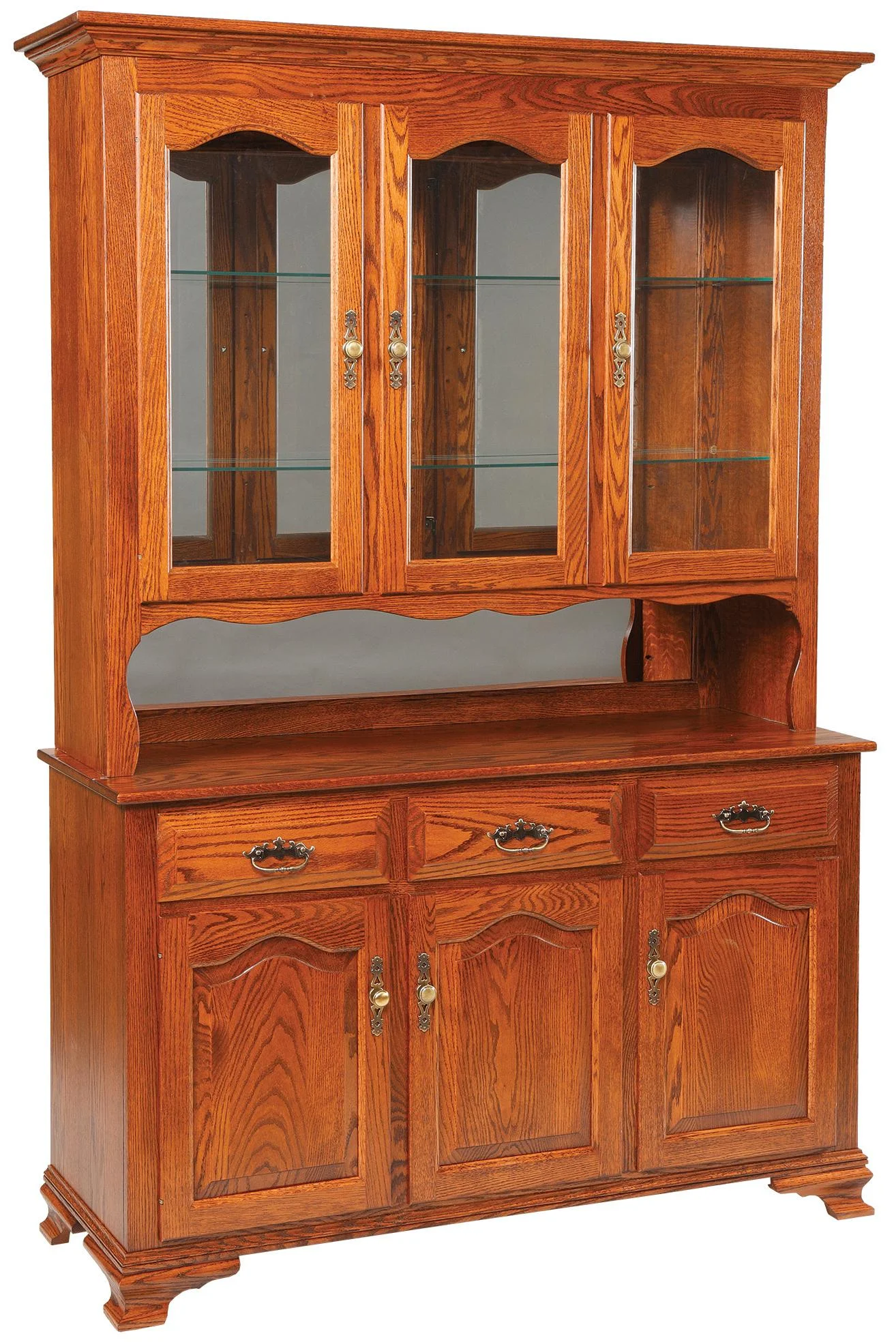 Daniel's Amish Hutch and Buffets 26-5053+27-5053 Harvest Buffet w ...