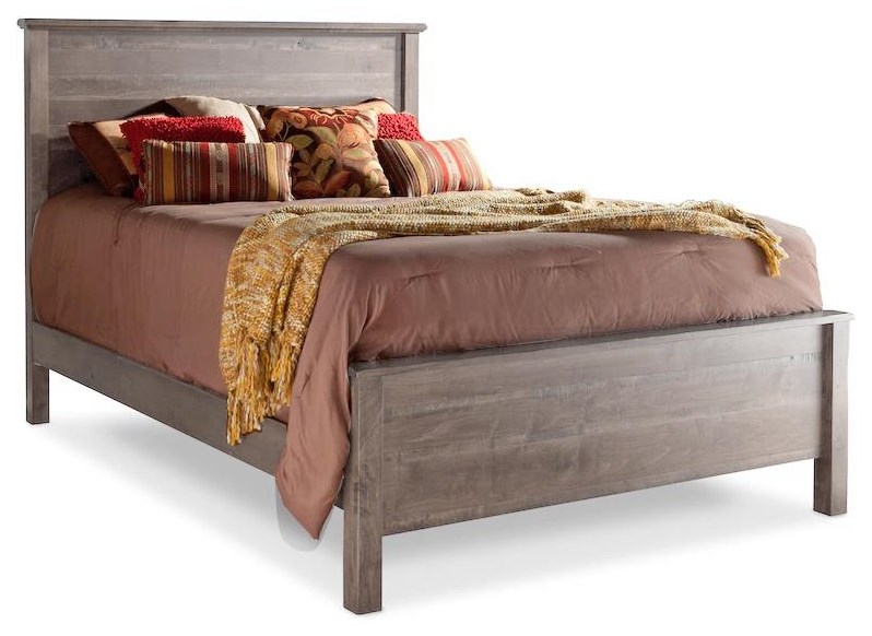 Daniel's Amish Lewiston 9930353 Queen Panel Bed With Low Profile ...