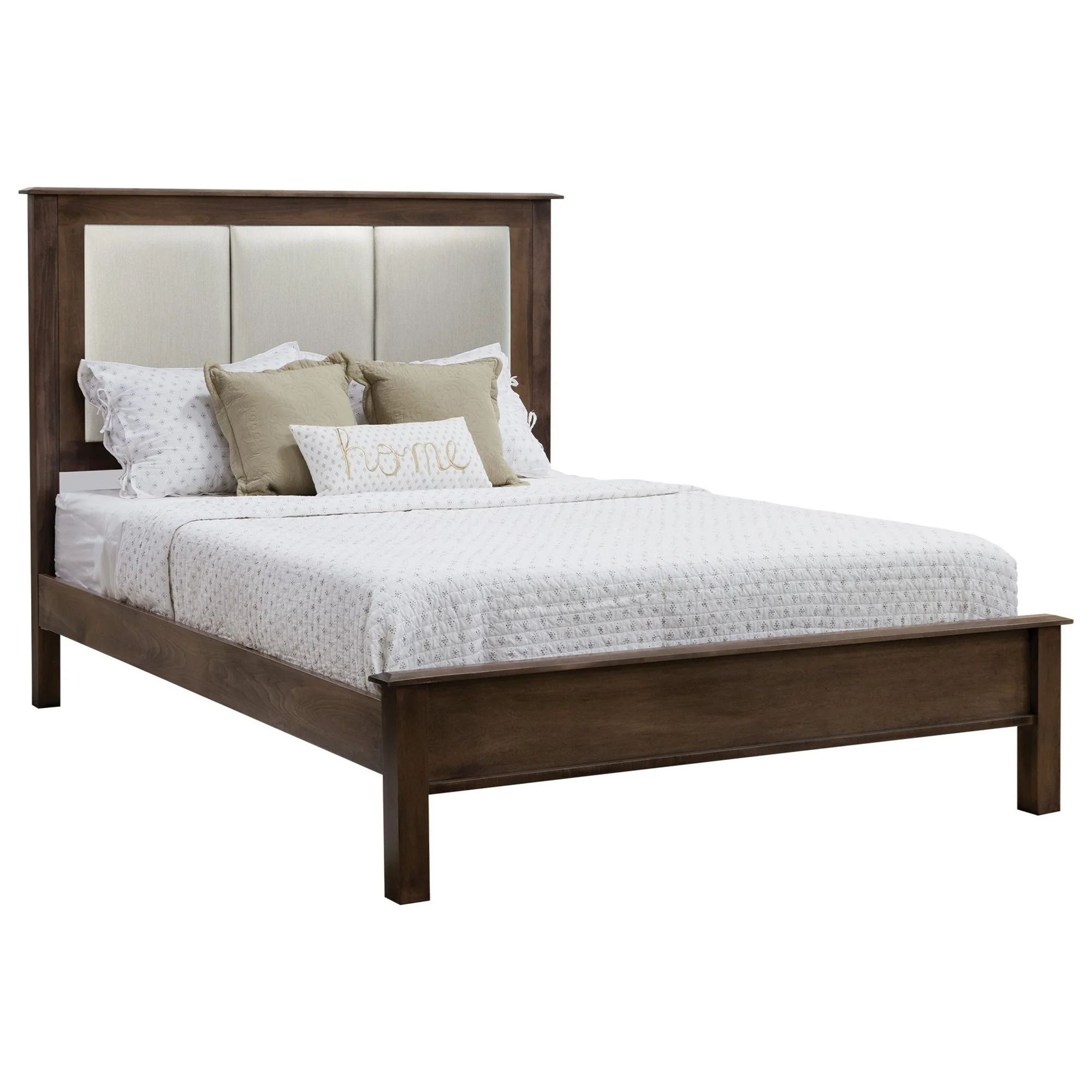 Daniel's Amish Manchester 30-8854+34+04 King Multi Panel Fabric Bed ...