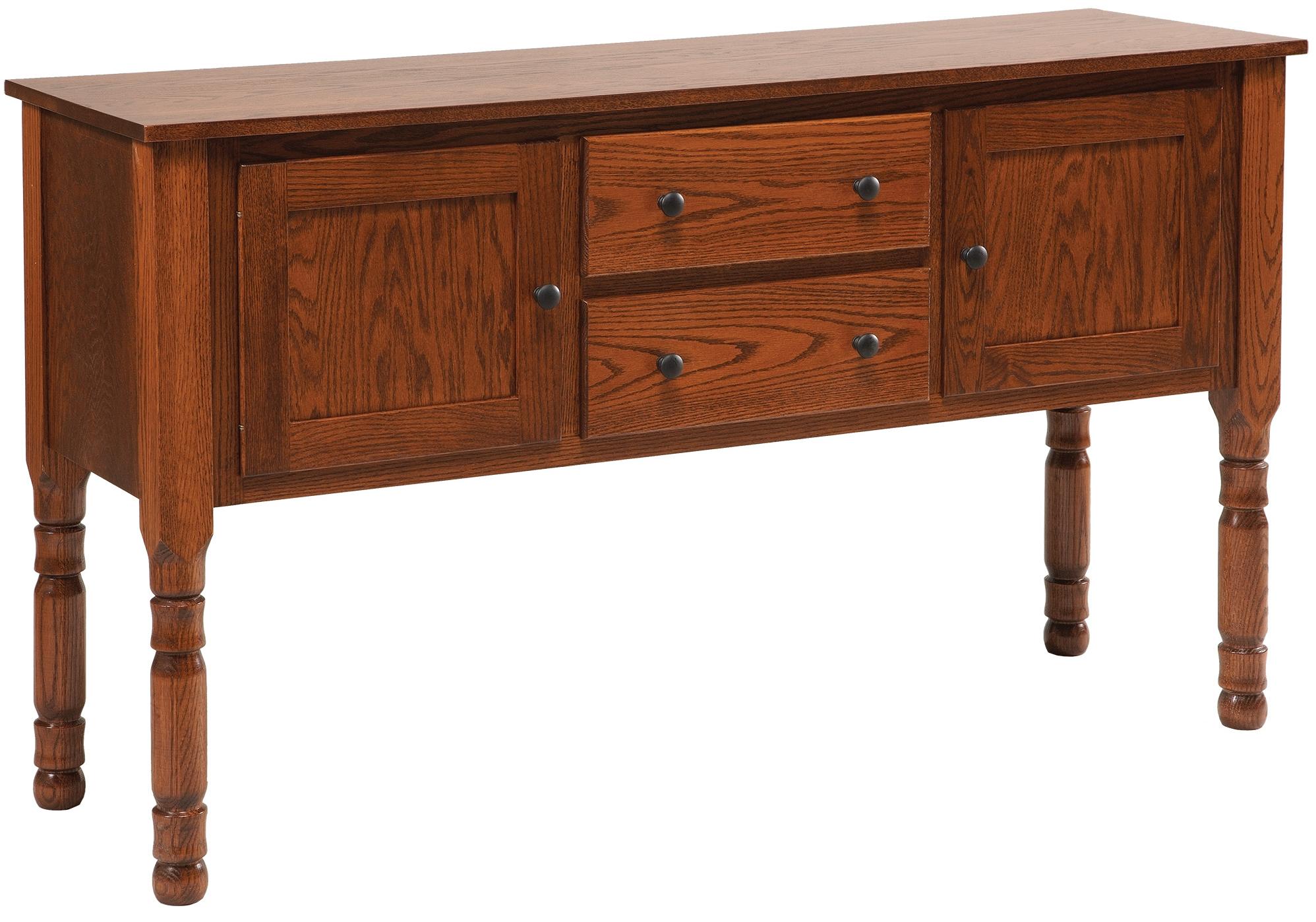 Daniel's Amish Dining Storage 24-5505 Cottage Sideboard w/ 2 Drawers ...