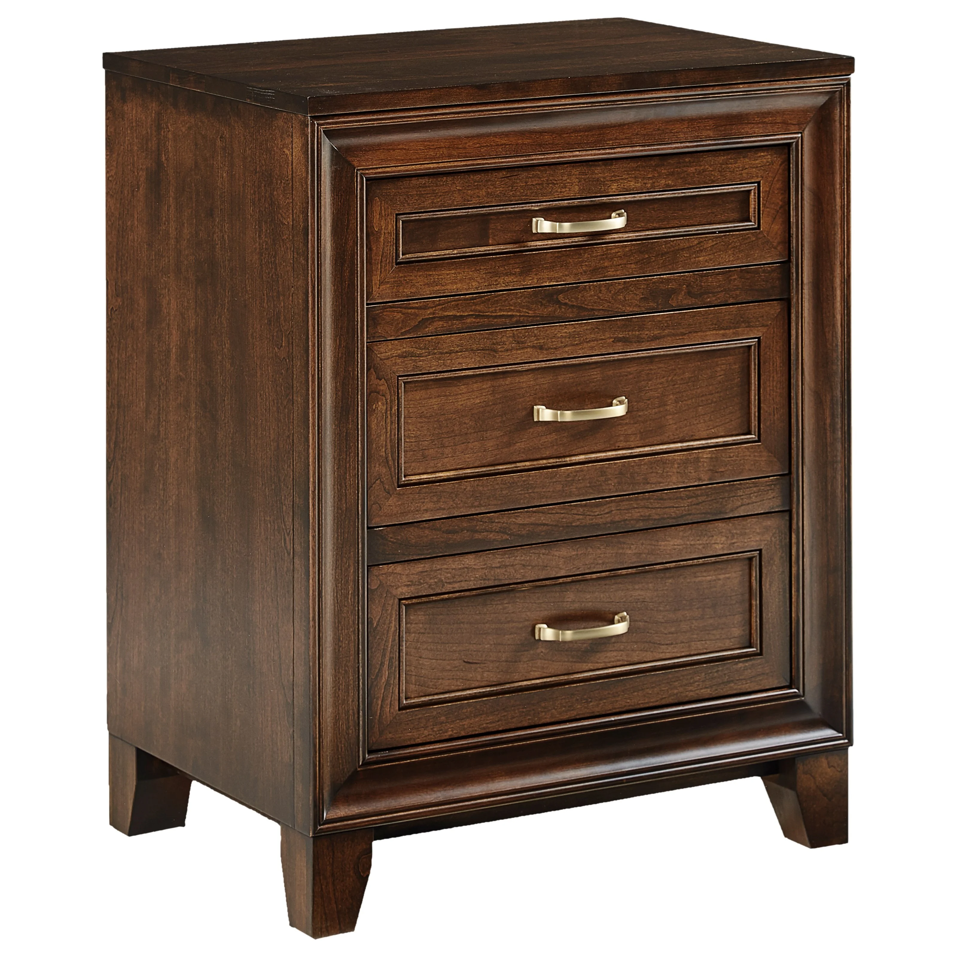 Daniel's Amish Summerville 37-5113 Transitional 3-Drawer Nightstand ...