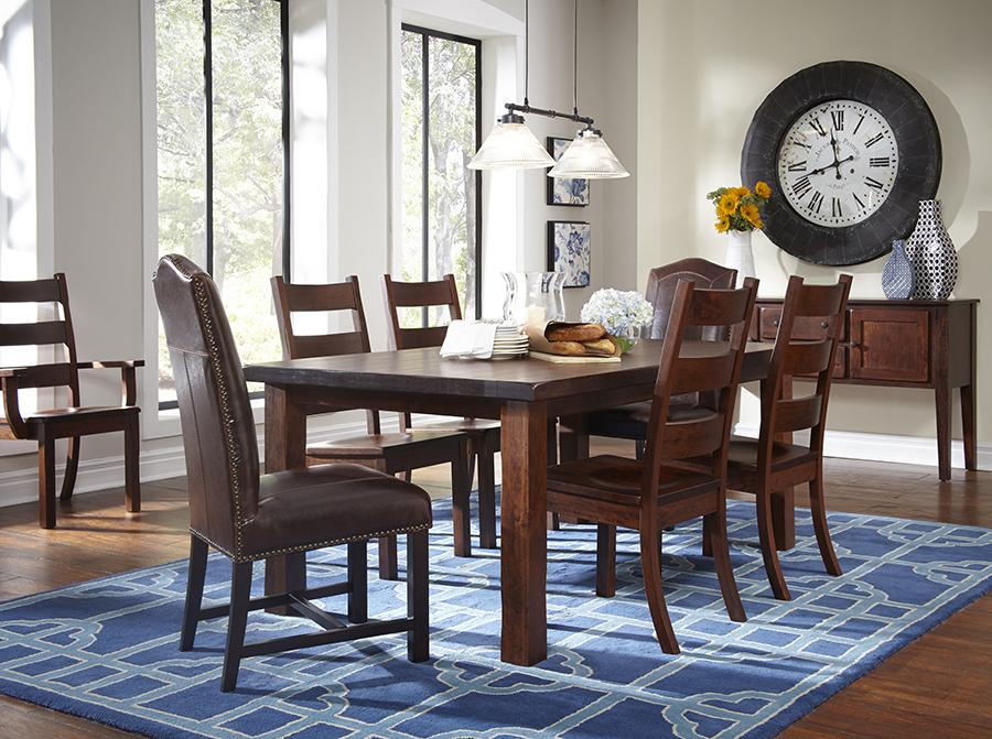 Daniel's Amish Westchester PKG727241 Solid Wood Dining Table | Belfort ...