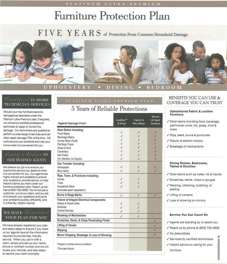 Sprintz Furniture Platinum Protection 5 Year Protection Coverage (10000 ...