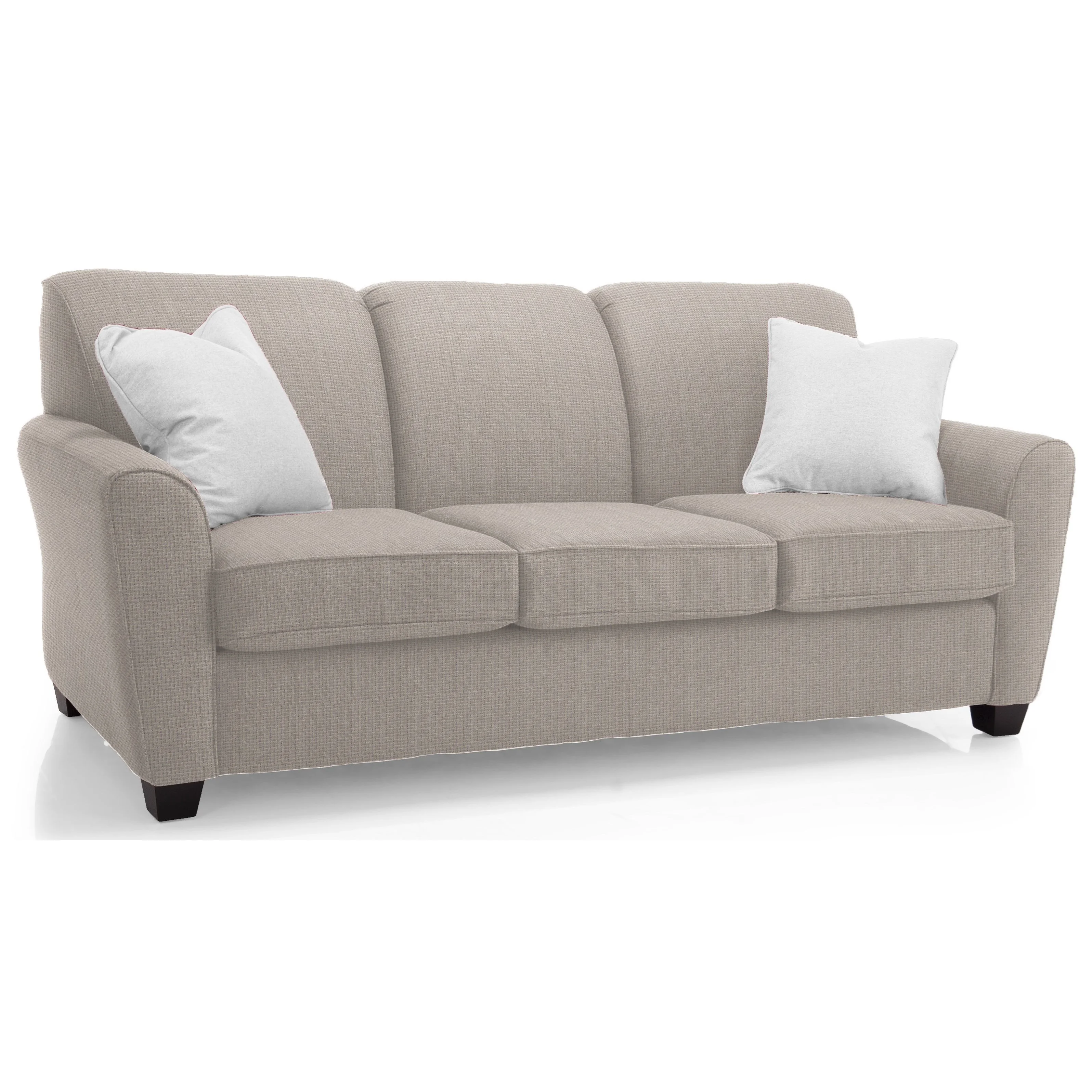 Decor-Rest 2404 2404-Sofa Transitional Sofa with Flared Arms | Stoney ...
