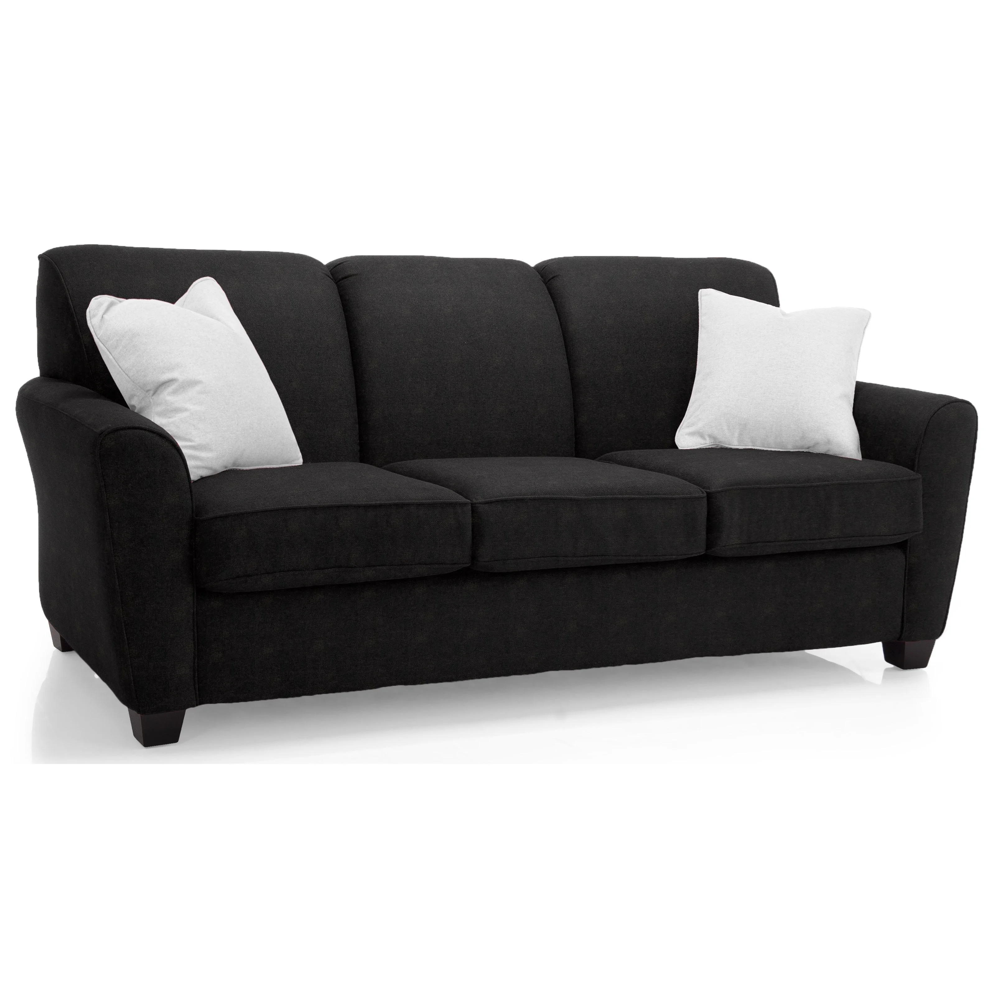 Decor-Rest 2404 2404-Sofa Transitional Sofa with Flared Arms | Stoney ...