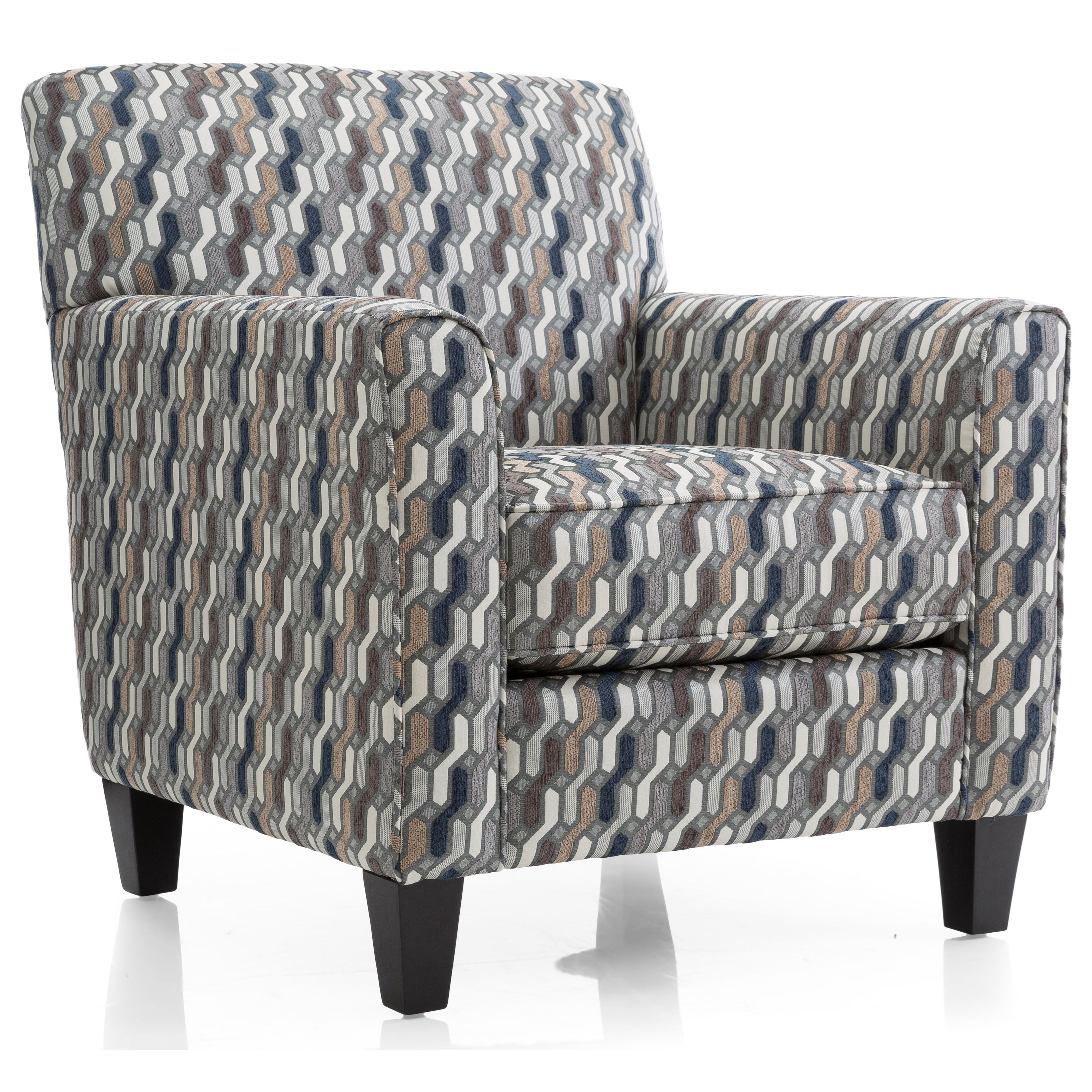 Decor-Rest 2468 152.246801-4 Transitional Accent Chair with Tight Seat ...