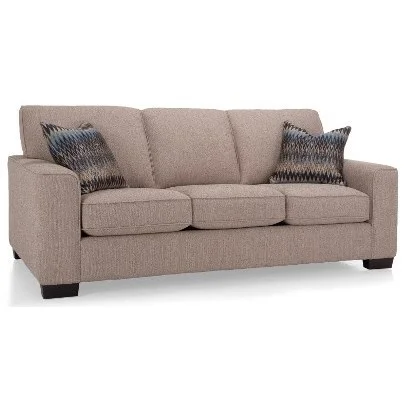 Decor-Rest 2483 2483 SOFA Casual Sofa with Wide Track Arms | Stoney ...