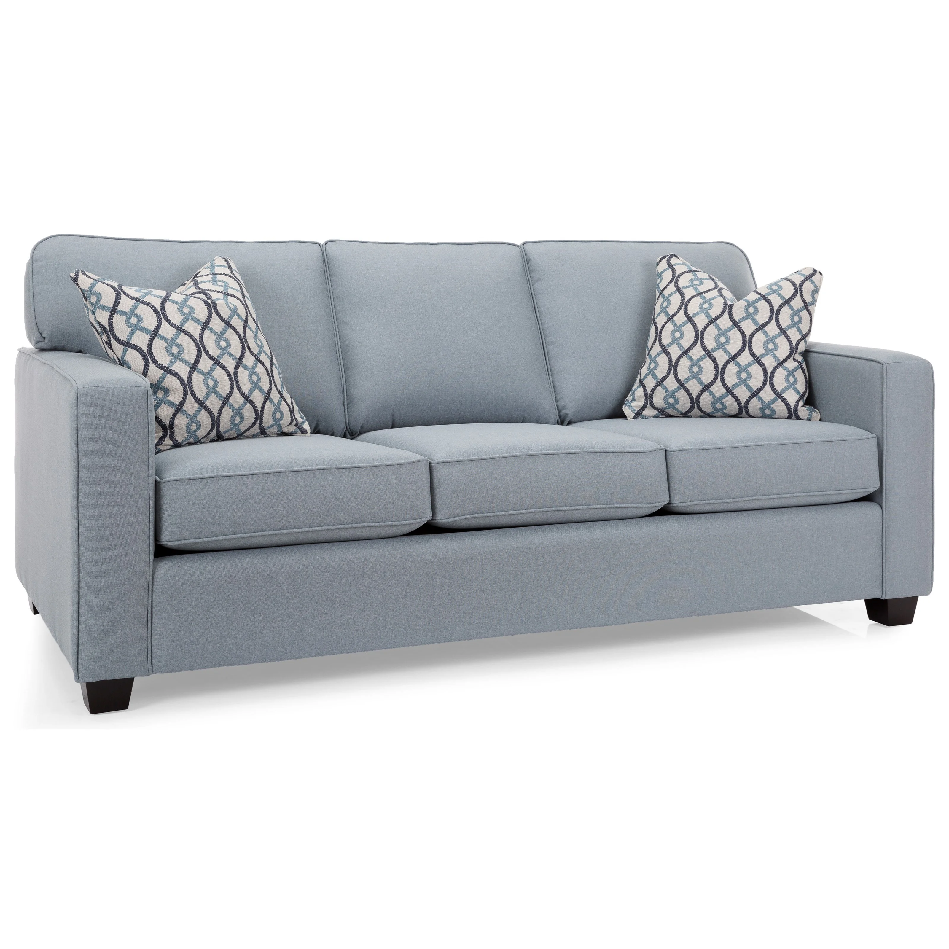 Decor-Rest 2541 2541 SOFA Contemporary Sofa with Track Arms | Wayside ...