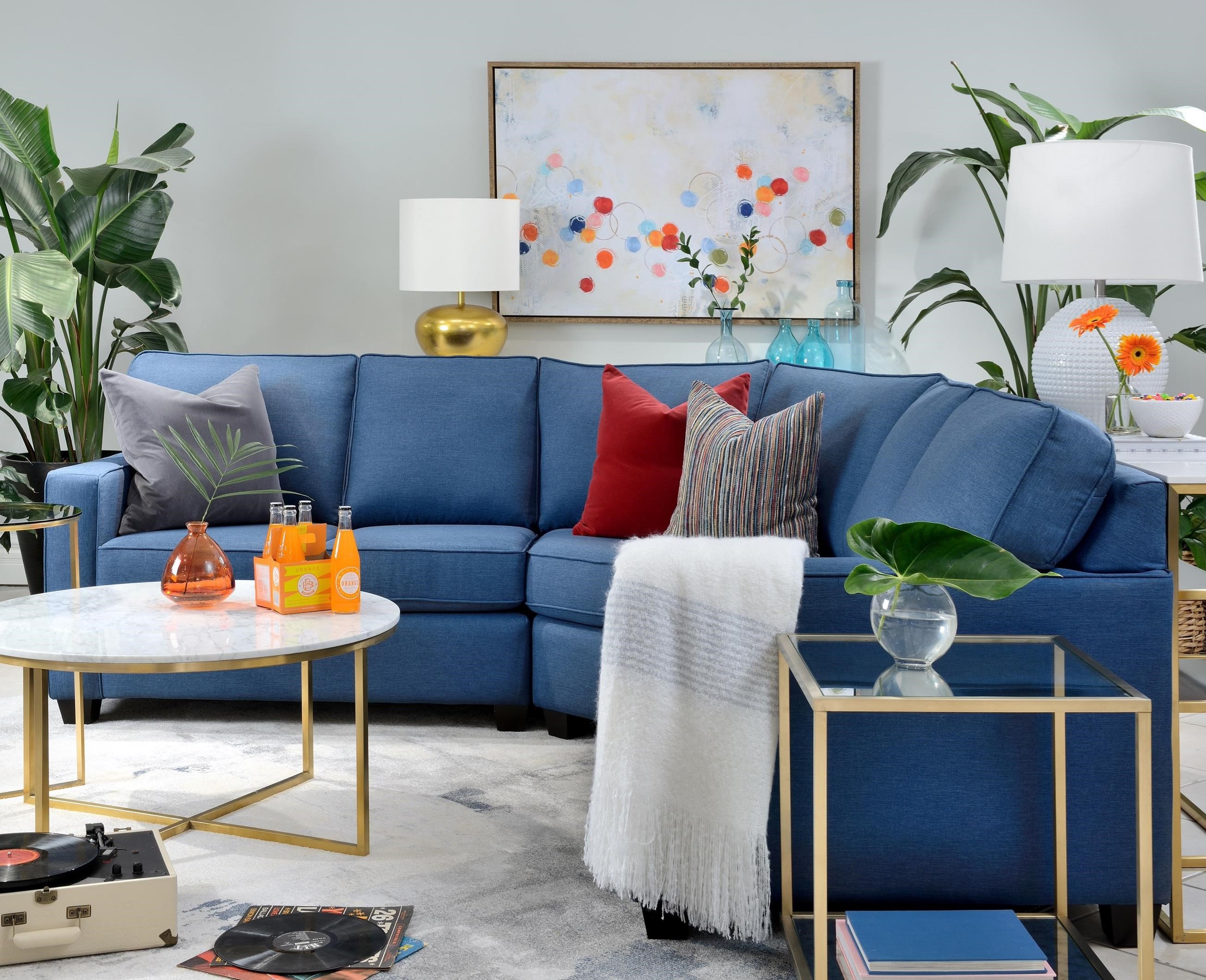 Decor-Rest 2541 2541-07+2514+2541-06 Contemporary Curved Sectional Sofa ...