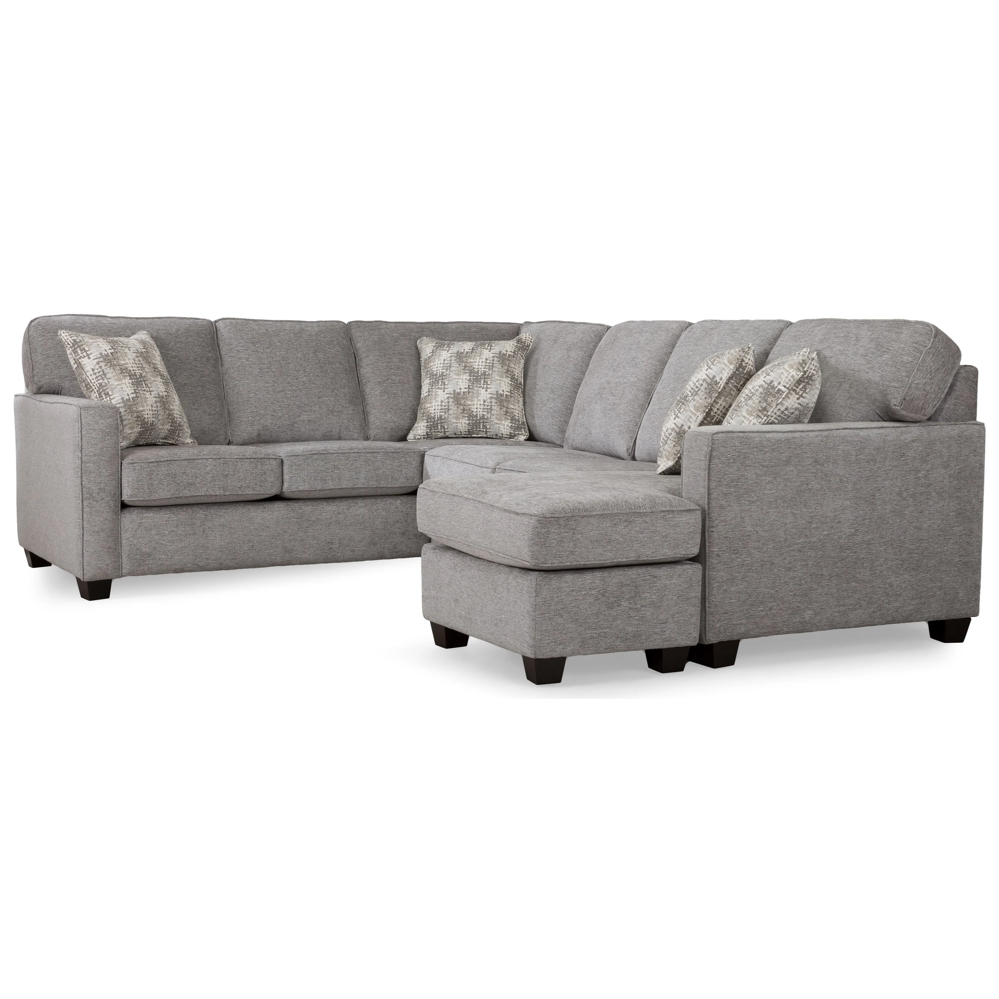 Decor-Rest 2541 2541-22+31 Contemporary Sectional Sofa with Chaise ...