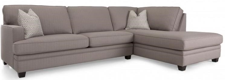Decor-Rest 2696 2696-17+42-BREA SAN Contemporary Sectional Sofa with ...
