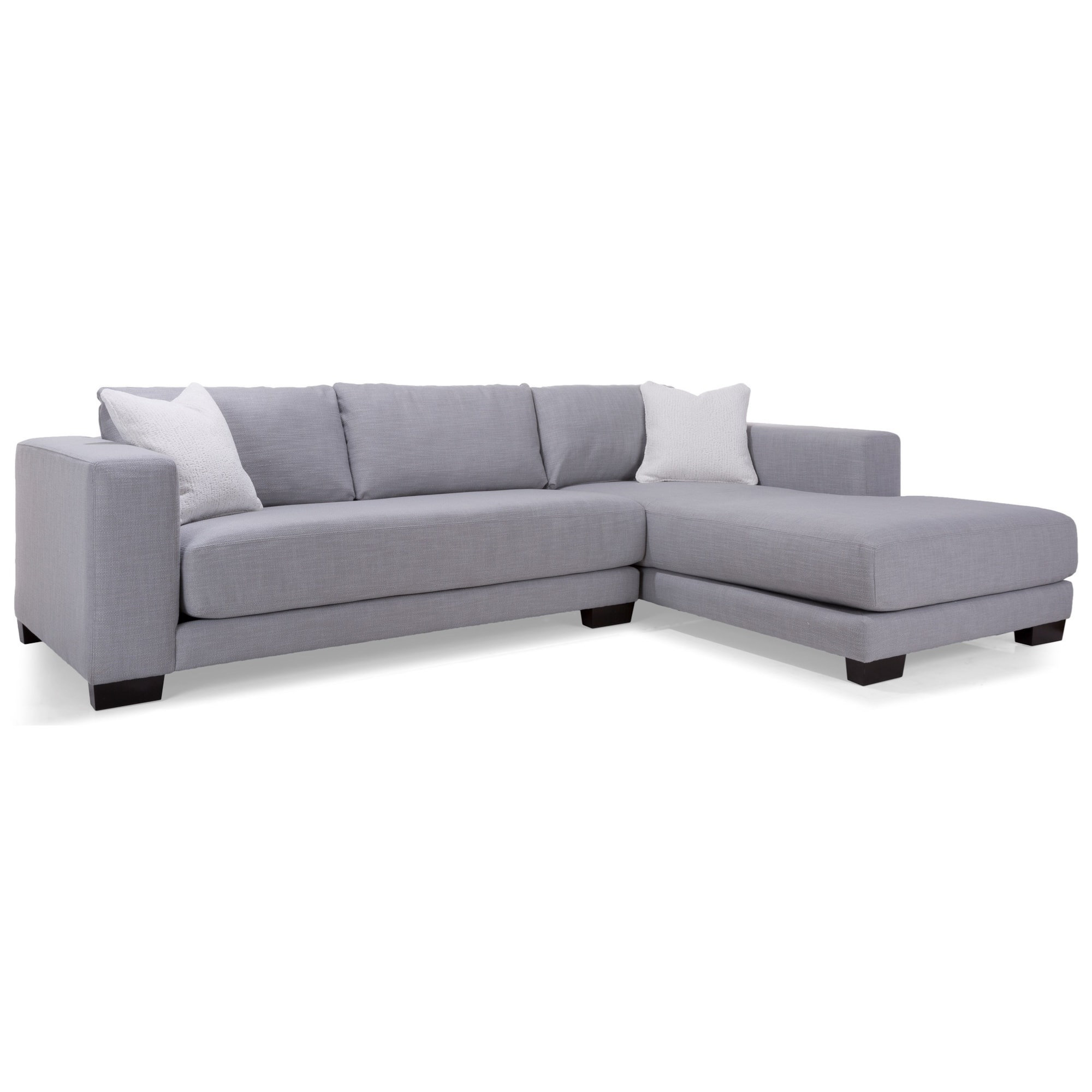 Decor-Rest 2802 2802-07+08 Sectional Sofa with Chaise | Wayside ...