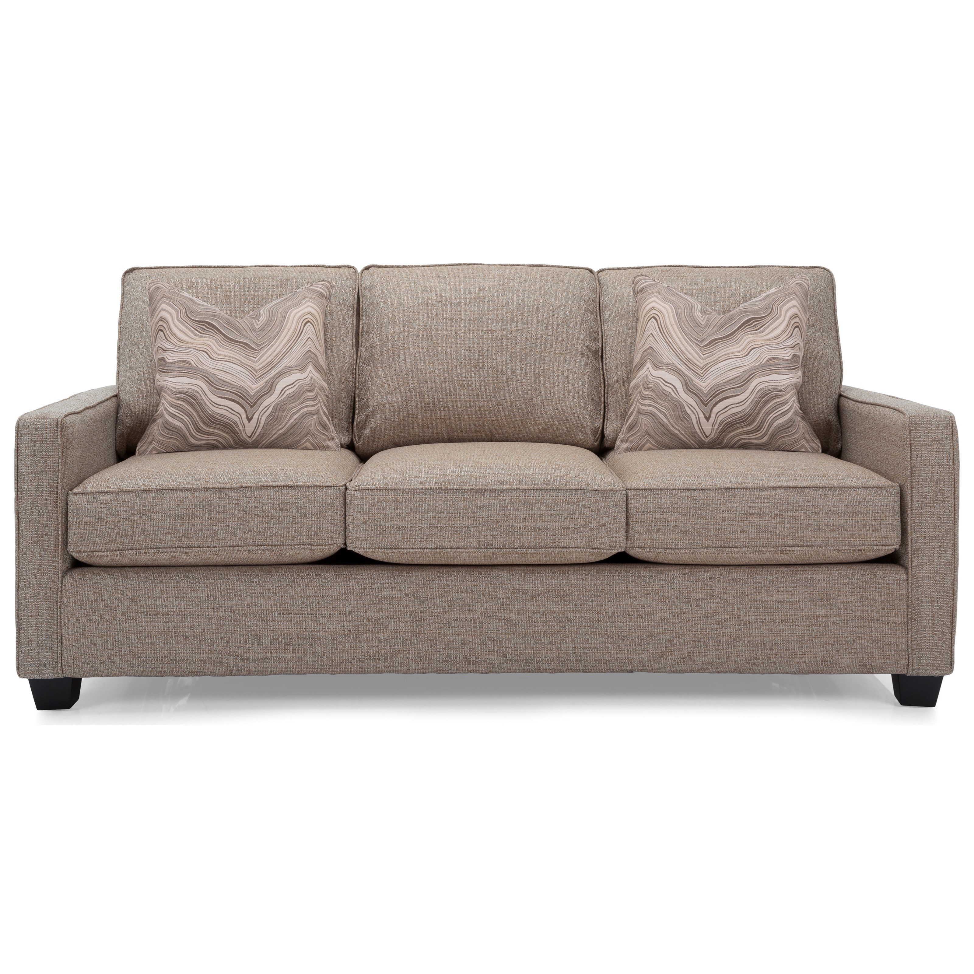 Decor-Rest 2855 2855 QUEEN BED Contemporary Queen Sofa Sleeper with ...