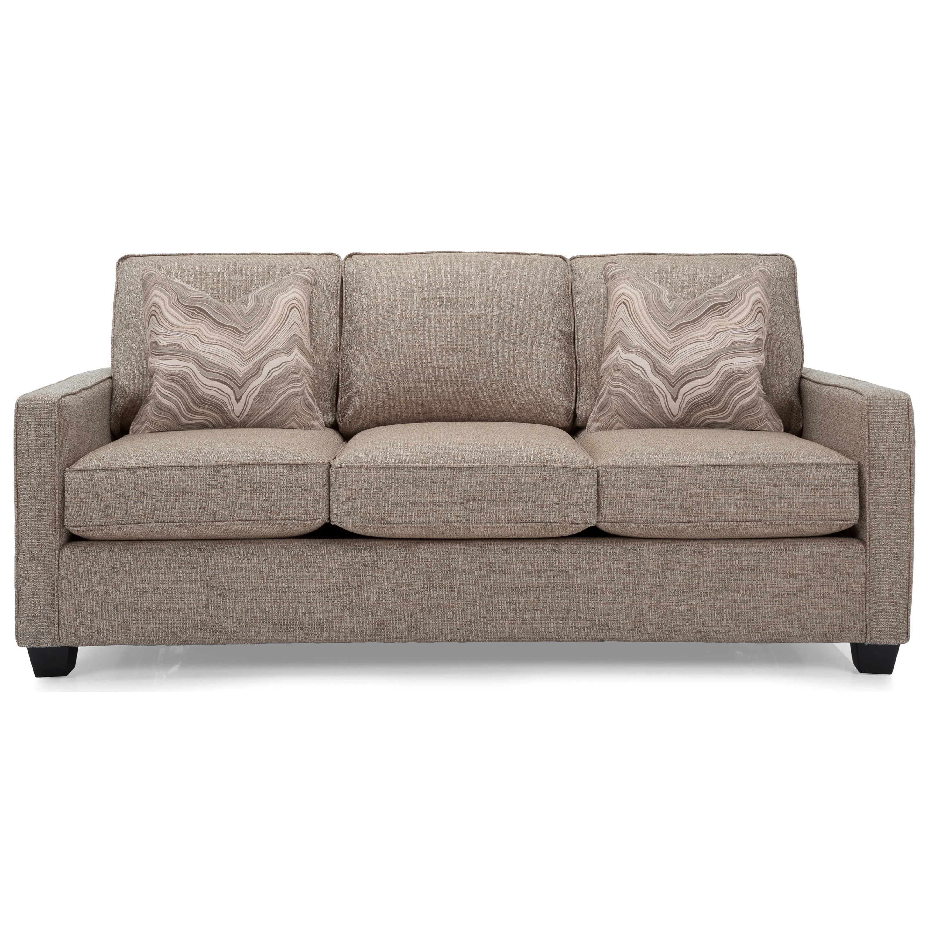 Decor-Rest 2855 2855 QUEEN BED Contemporary Queen Sofa Sleeper with ...