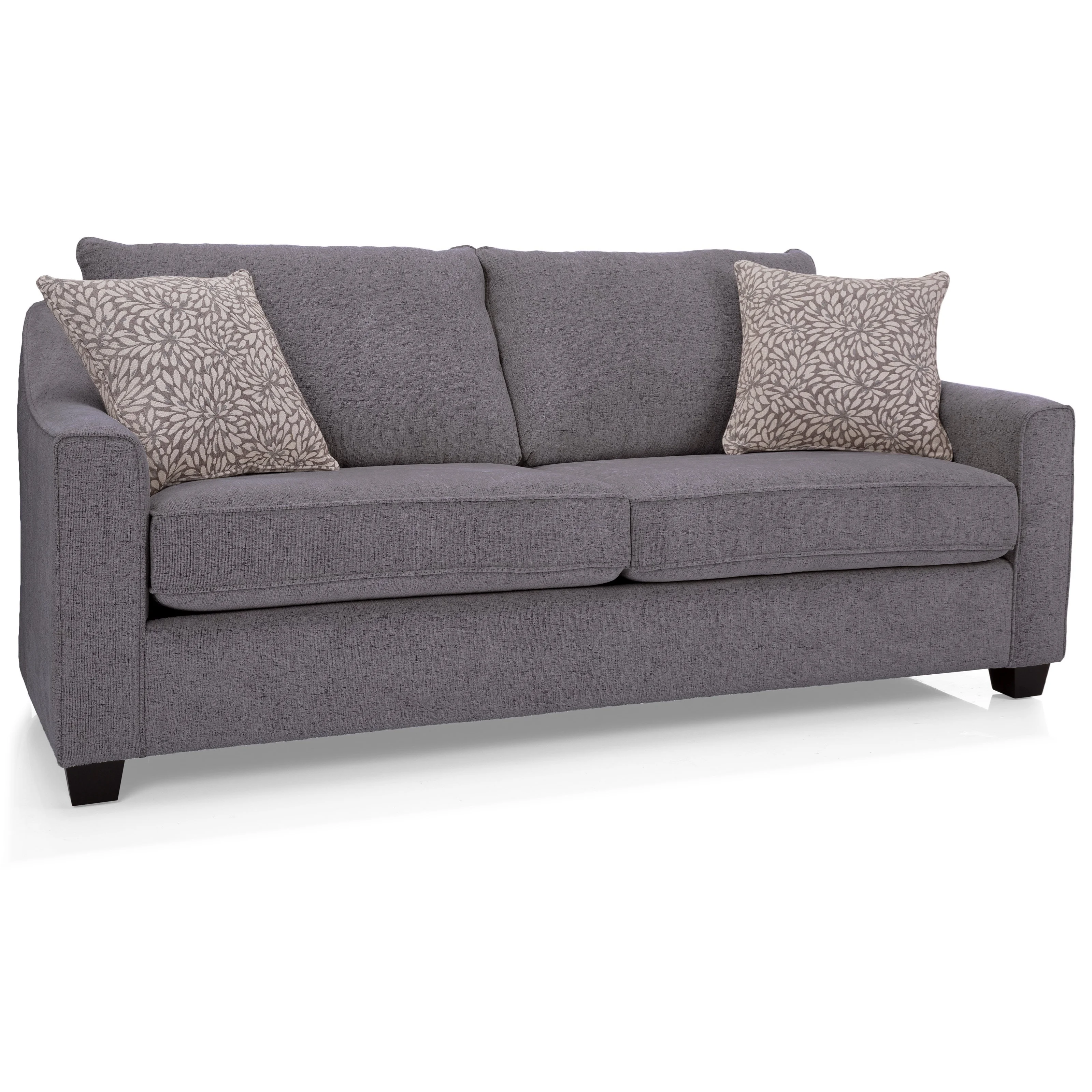 Decor-Rest 2981 2981 SOFA Contemporary Sofa with Wood Feet | Stoney ...