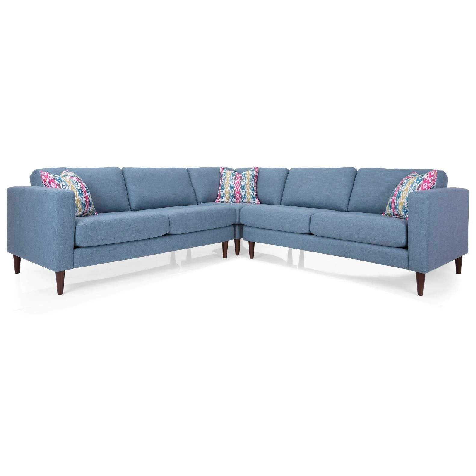 Decor-Rest 3795 2795-07+05+06 Contemporary Sectional Sofa with Track ...