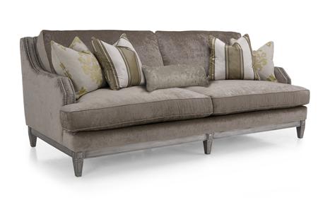 Decor-Rest 6251 Series 6251 Sofa Transitional Sofa with Nailhead Trim ...