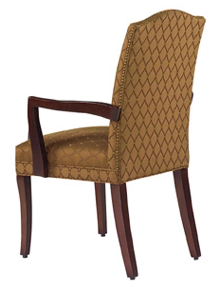 Designmaster Chairs 01-435 Lynchburg Nail Head Trim Arm Chair | Wayside ...