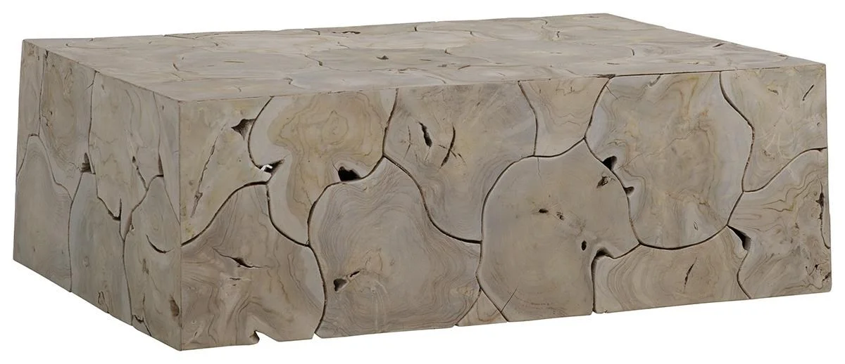 Kaitlyn's Kreations Living 21885 Briar Coffee Table w/ Bleached Finish ...